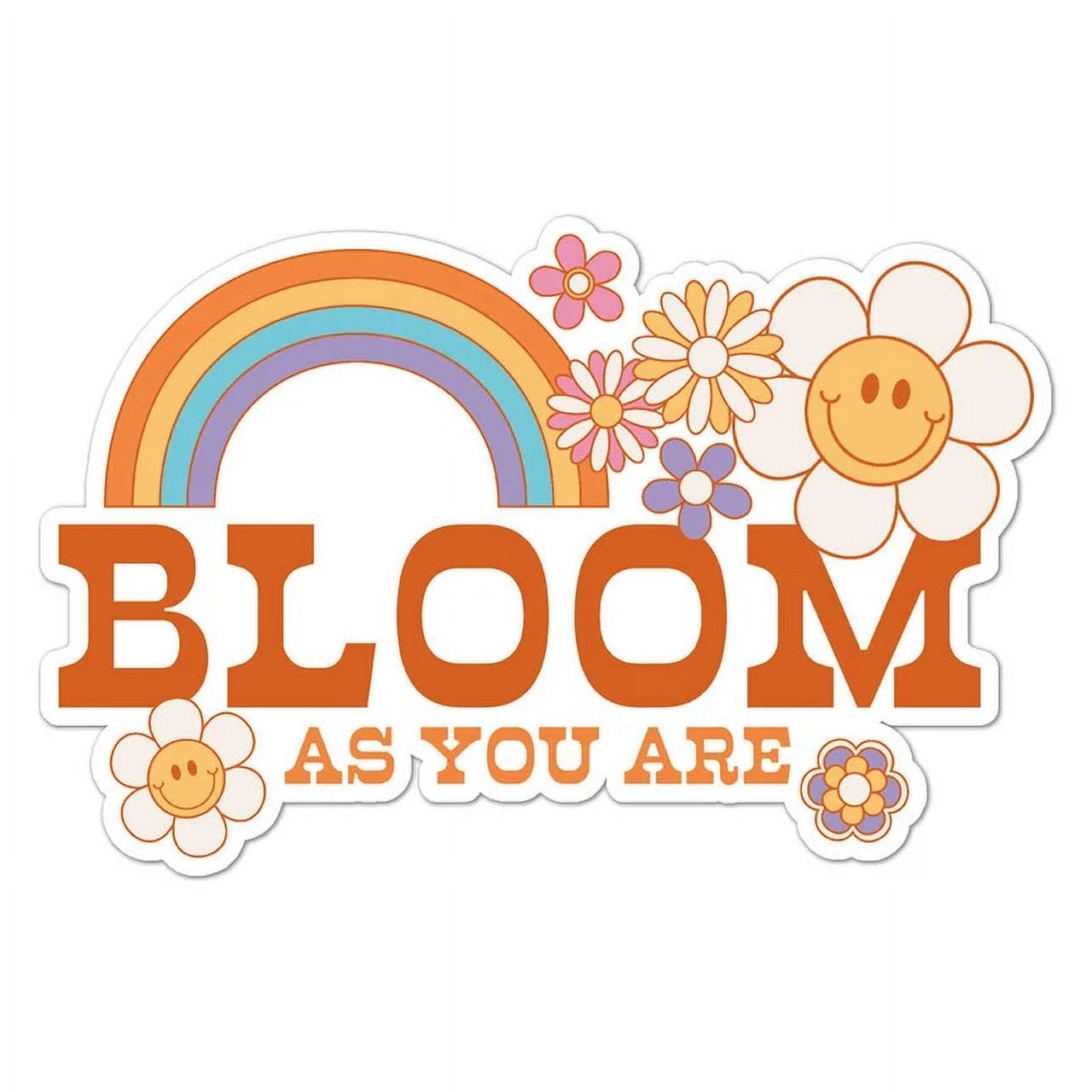 Bloom As You Are Sticker Indoor Outdoor Phone Decal Water Bottle ...