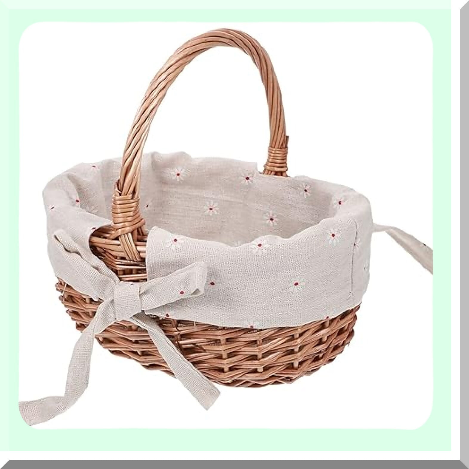 Bloom Basket - Oval Petal Holder & Candy Storage for Wedding, Flower ...