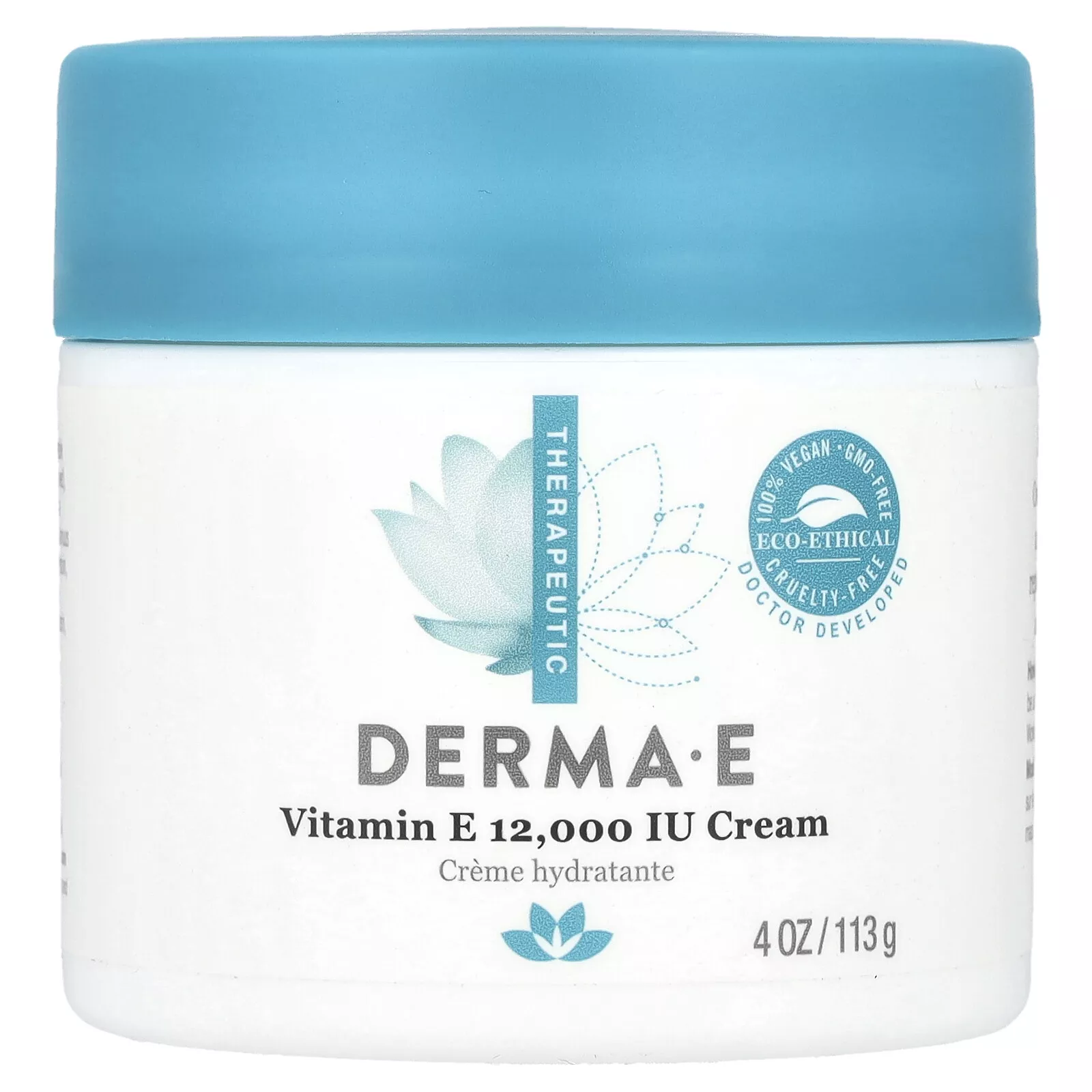 Bloom Beauty Derma E Vitamin E 12 000 IU Creme 4 oz 113 g Cruelty-Free ...