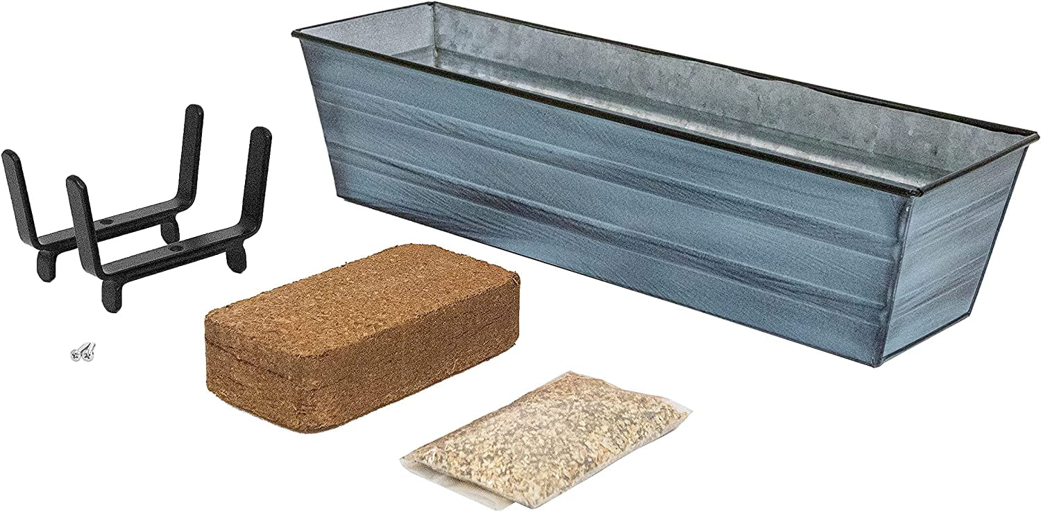 Bloom Box Garden Growing Kit Small Blue with Brackets for 2 x 4 ...
