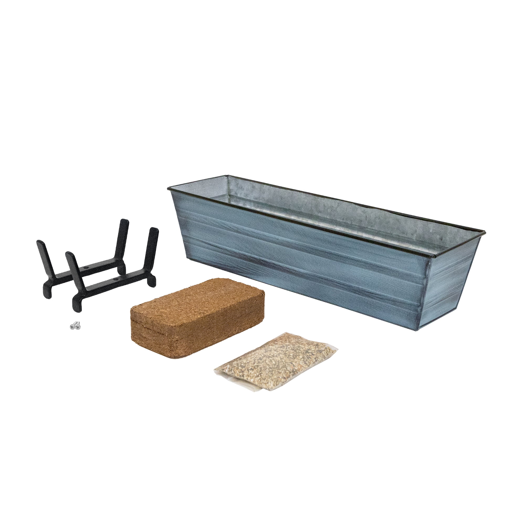Bloom Box Garden Growing Kit, Small Blue with Brackets for 2 x 6 ...