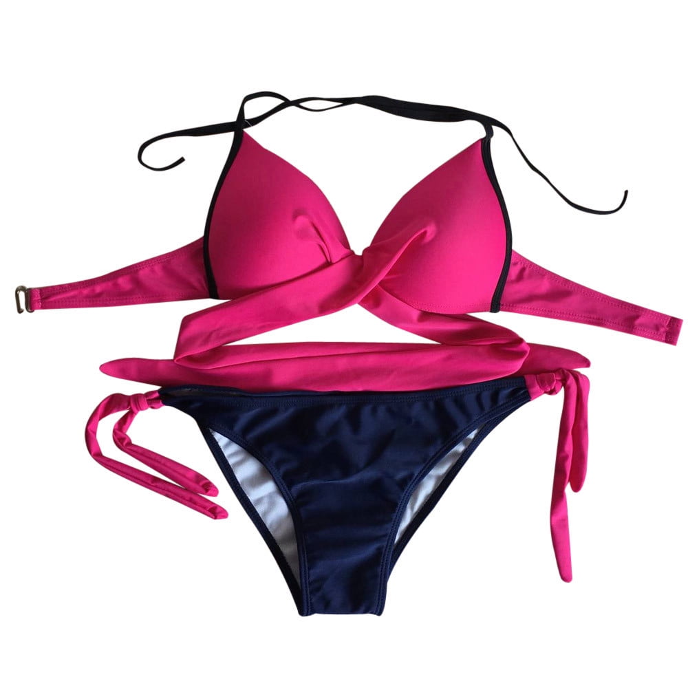 Bloom Chic Swimwear Bikini Padded Push-Up Bathing Bra Beach Essentials ...