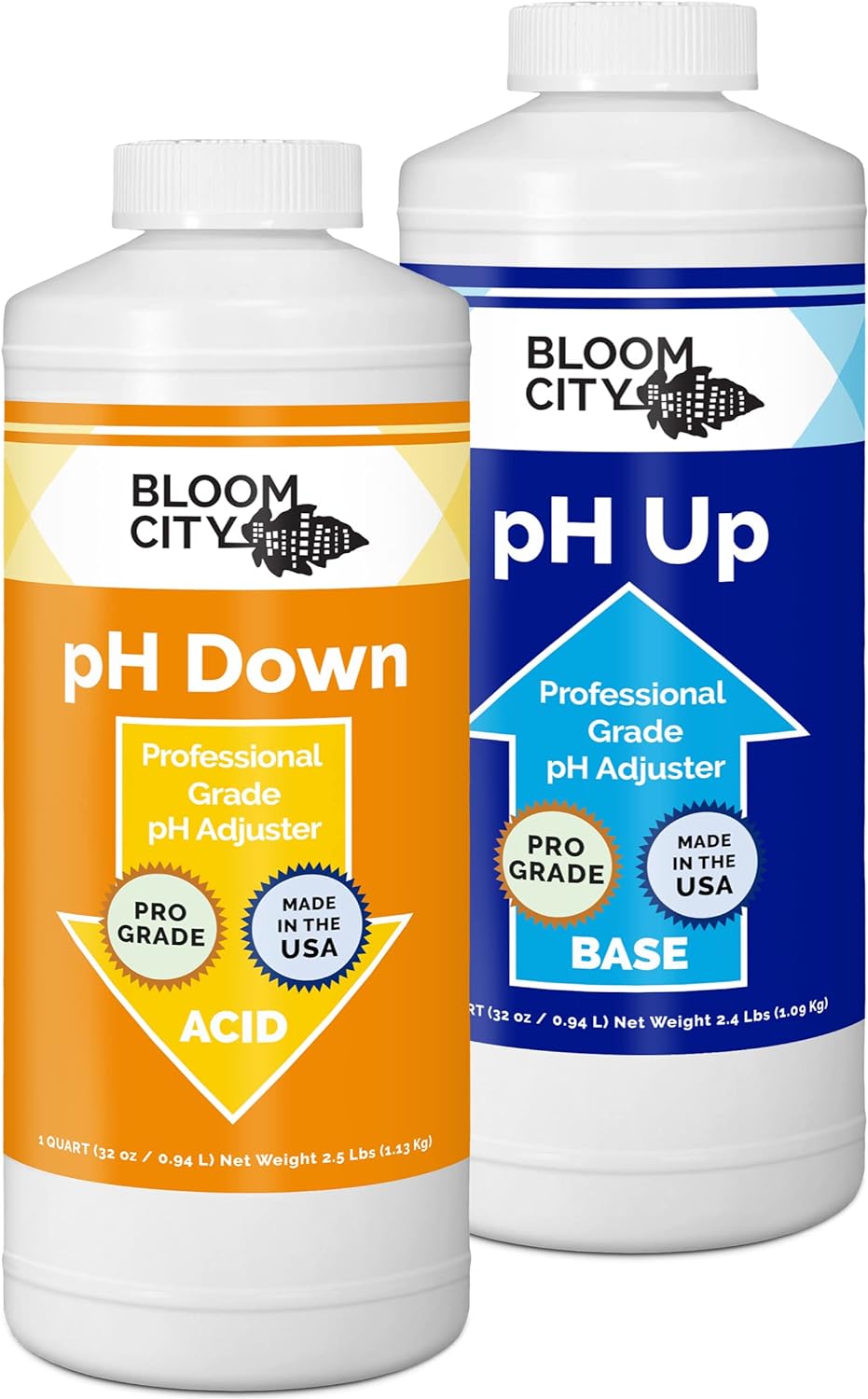 Bloom City Professional pH Up Down Control Kit for Optimal Nutrient ...