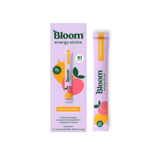 Bloom Energy Sticks- Peach Mango, 10ct - Walmart.com