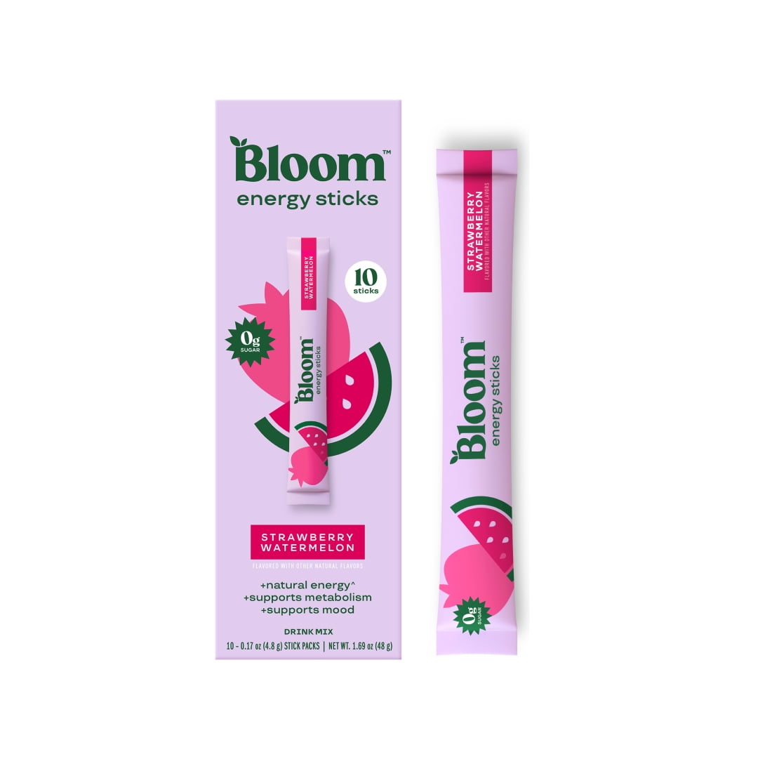 Bloom Energy Sticks - Strawberry Watermelon, 10ct - Walmart.com
