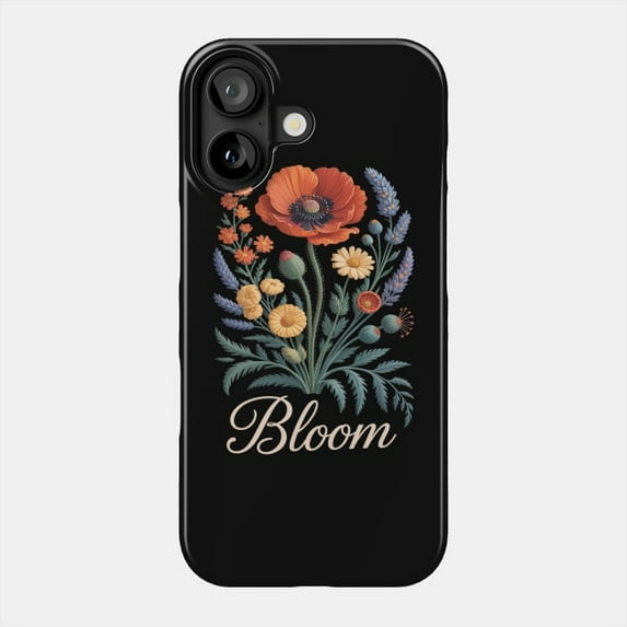 Bloom Garden Botanical Wildflower Bundle Graphic Case for iPhone 11,12 ...