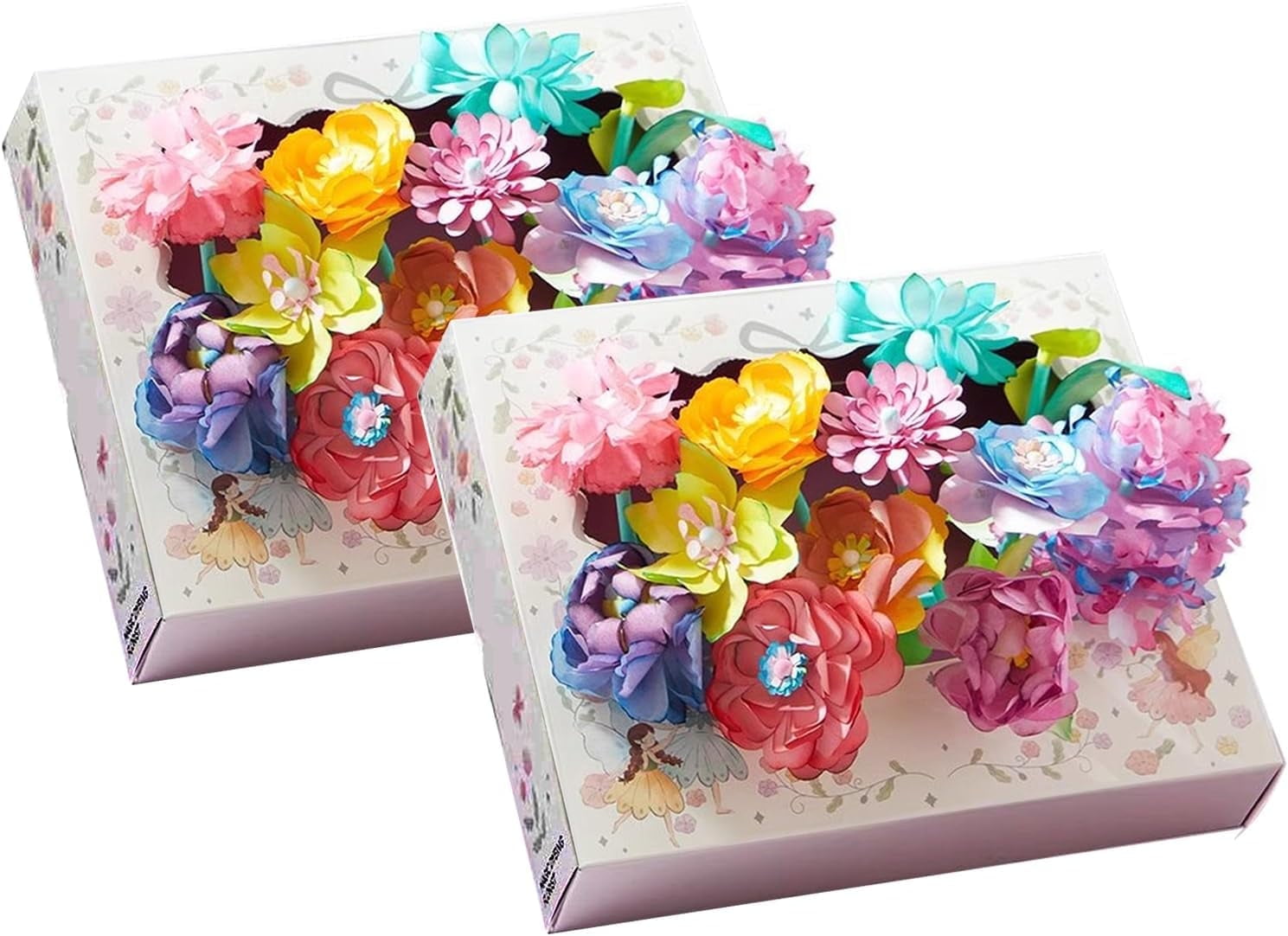 Bloom Joy Magic Petal Flower Art Ki, DIY Paper Flower Craft Kit, Create 3D Blossoms with ...