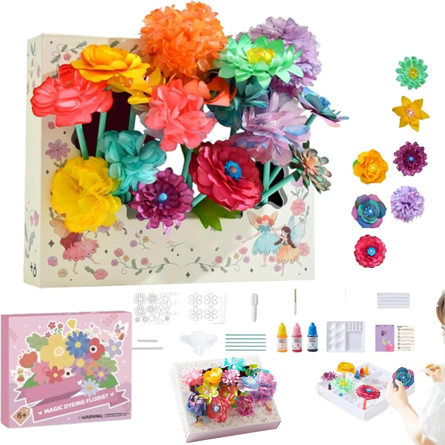 Bloom Joy Magic Petal Flower Kit, BloomJoy Magic Petal Flower Art Kit ...