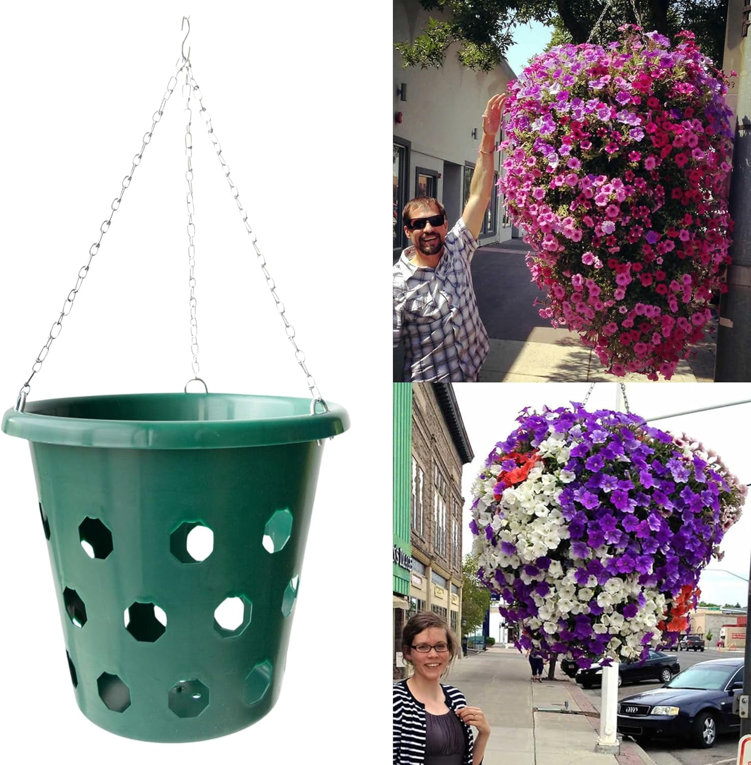 Bloom Master Hanging Baskets - 6 Gallon (1 Pack) - Large Hanging ...