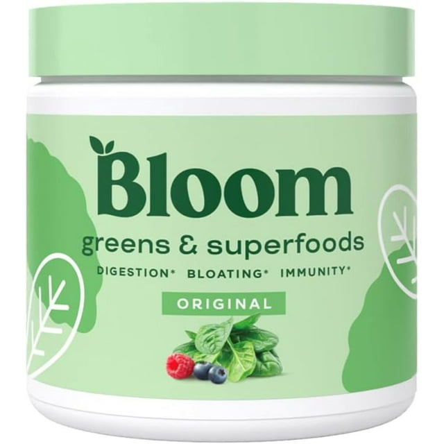 Free Shipping! Bloom Nutrition Greens & Superfoods Powder, Original, 30 ...