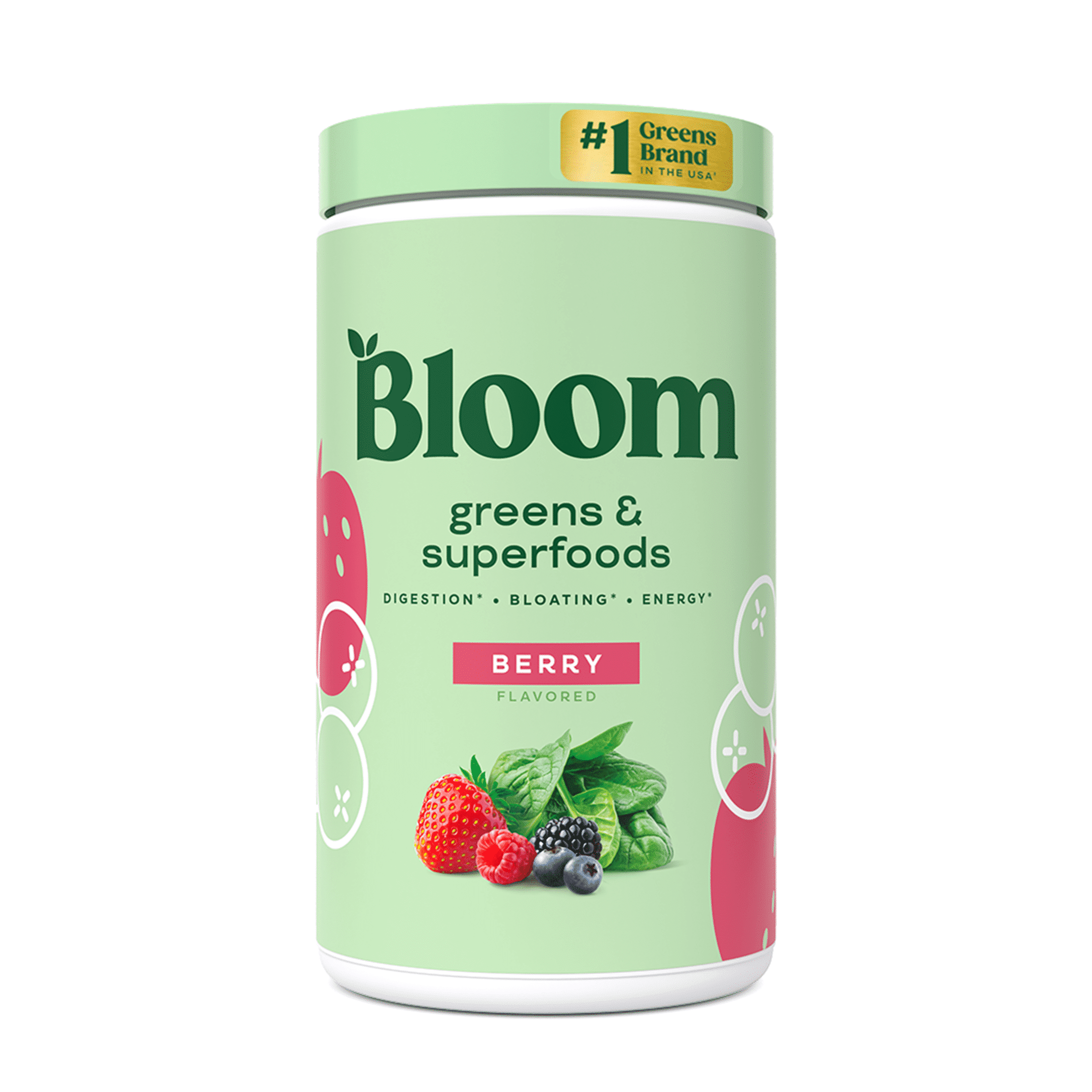 Bloom Nutrition Gluten-Free Organic Greens & Superfoods Powder, Mixed ...