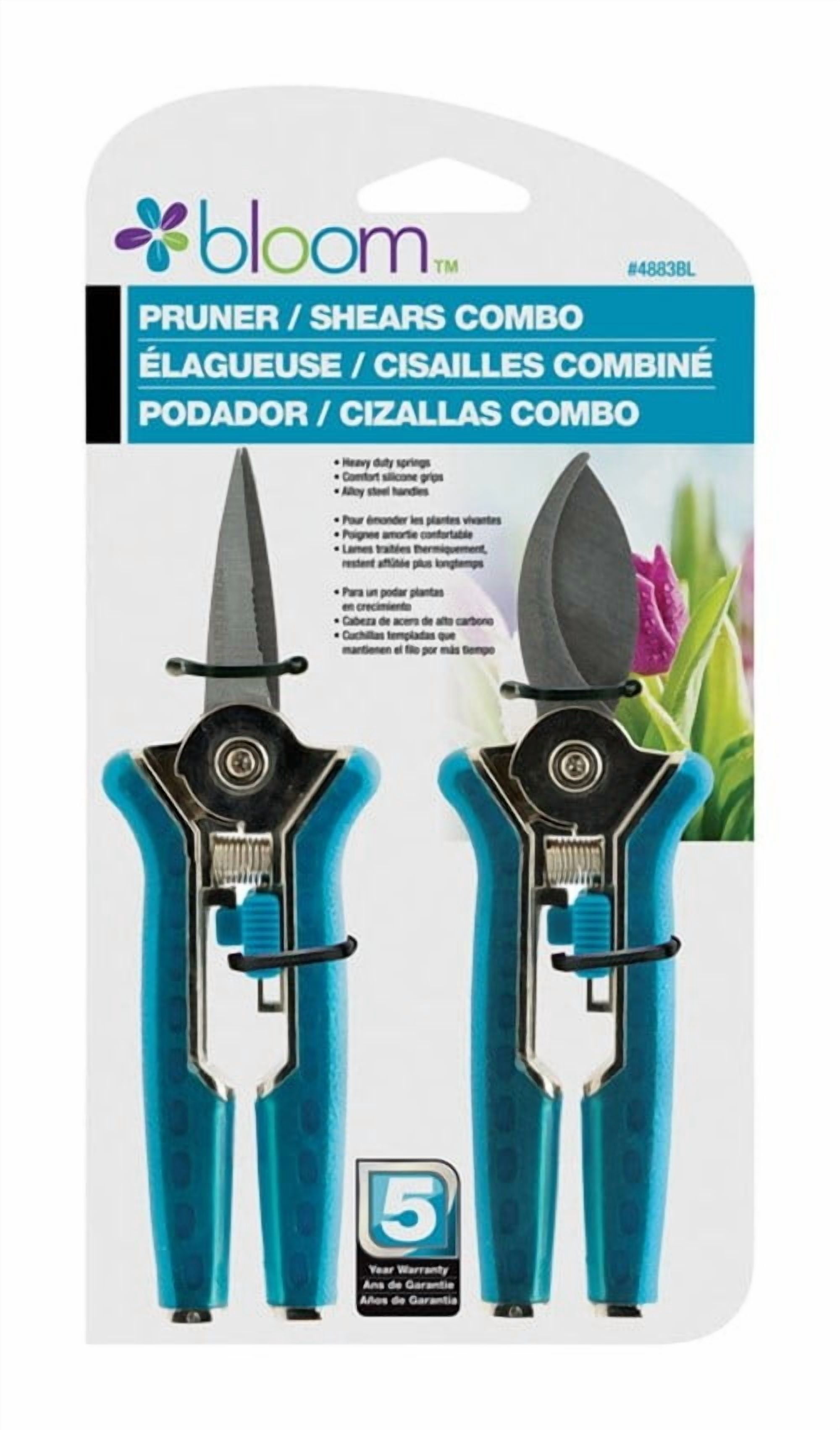 Bloom Precision Floral Shears/Bypass Pruner Combo - Walmart.com