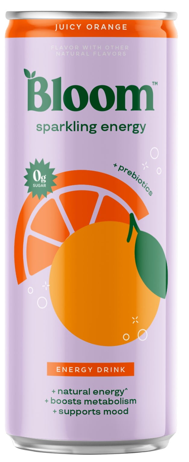 Bloom Sparkling Energy Juicy Orange 12oz Single Can - Walmart.com
