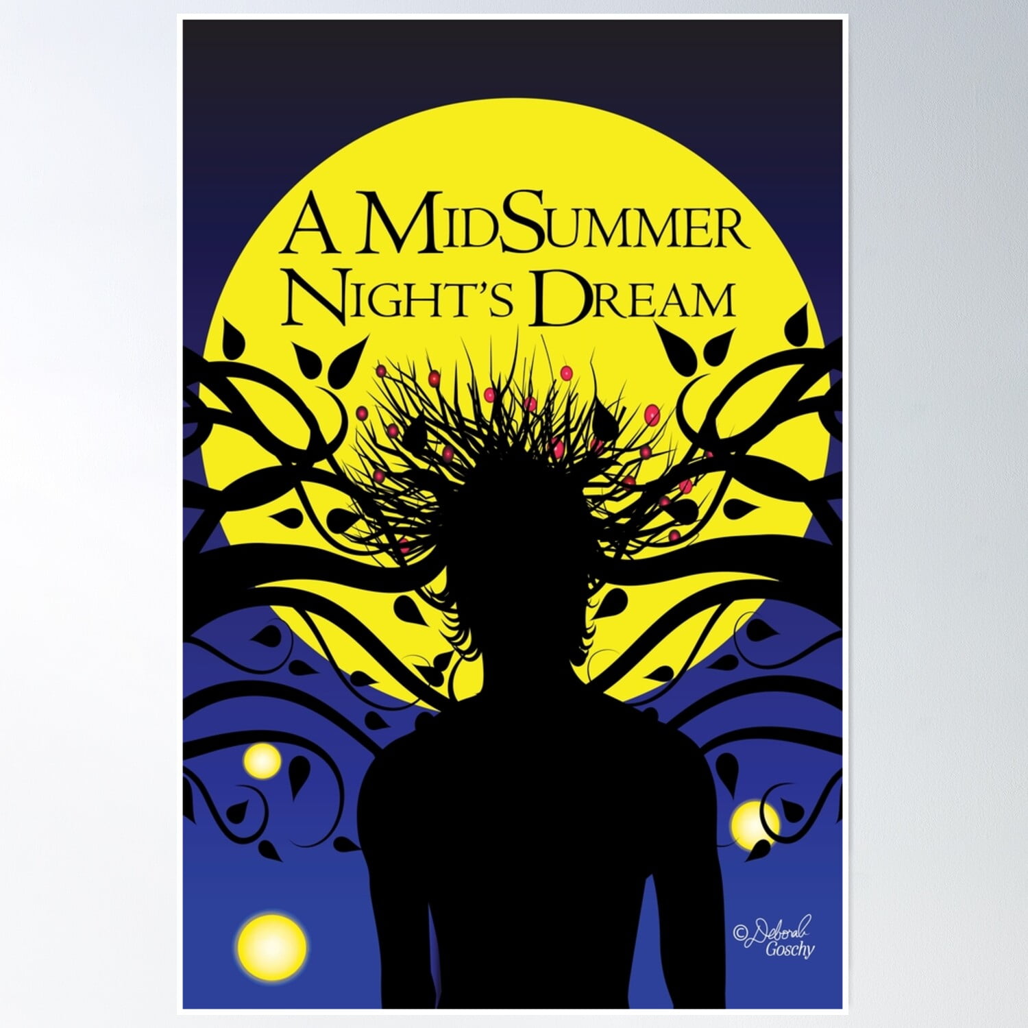 Bloom Theory A Midsummer Night'S Dream Poster Wall Art, Modern Wall Decor, 16x24 UNFRAMED ...