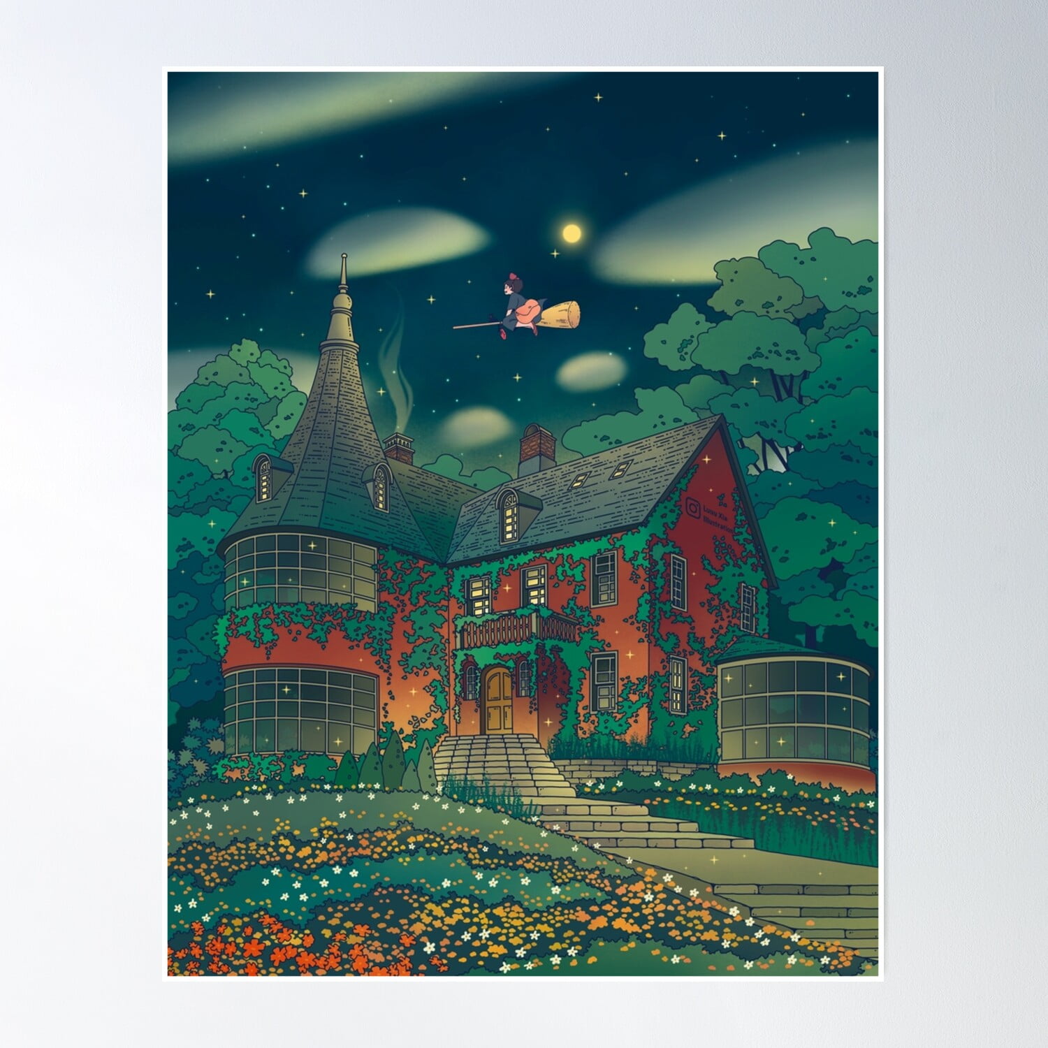 Bloom Theory A Starry Night Out Poster Wall Art, Modern Wall Decor, 24x36 UNFRAMED - Walmart.com