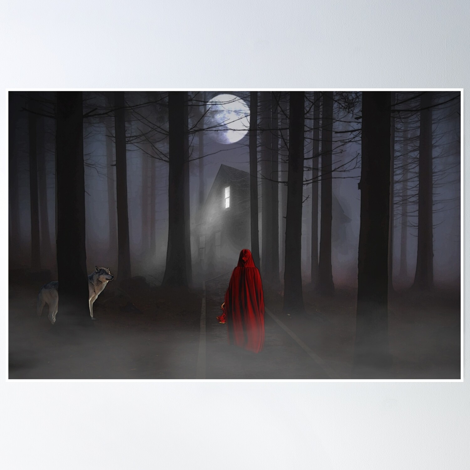 Bloom Theory Beware Of The Full Moon. Poster Wall Art, Modern Wall ...