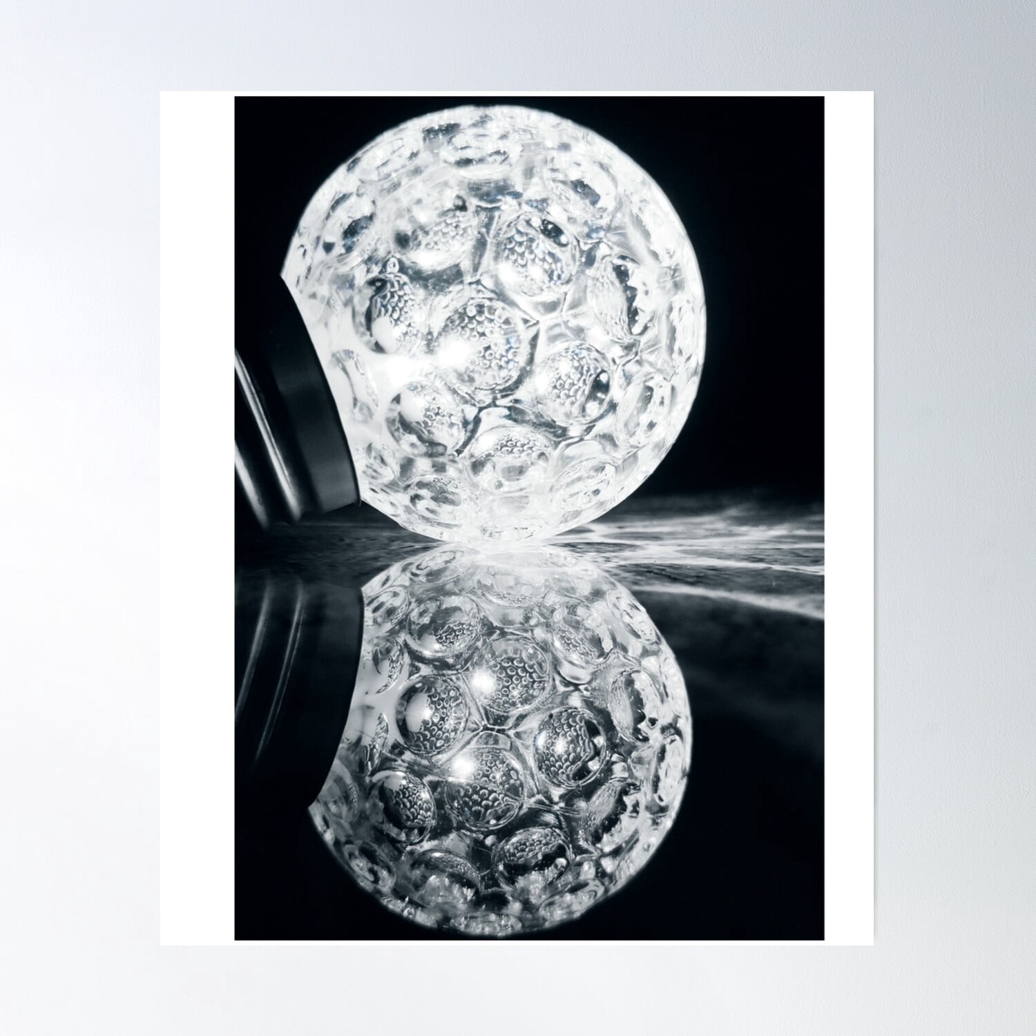 Bloom Theory Bulb Led Light Poster Wall Art, Modern Wall Decor, 12x18 ...