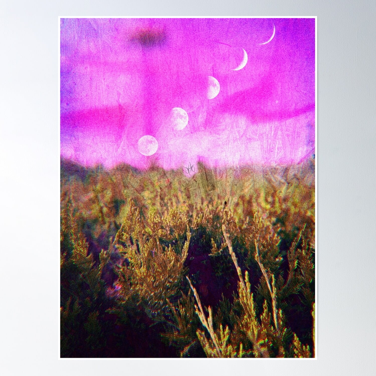 Bloom Theory Crescendo Poster Wall Art, Modern Wall Decor, 12x18 ...