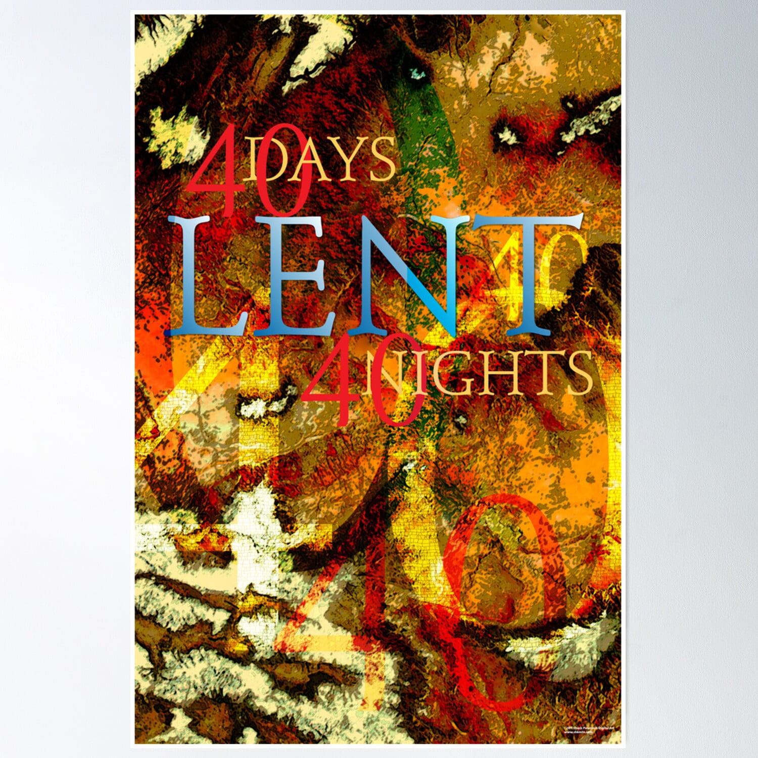 Bloom Theory Forty Days And Nights Poster Wall Art, Modern Wall Decor, 16x24 UNFRAMED - Walmart.com