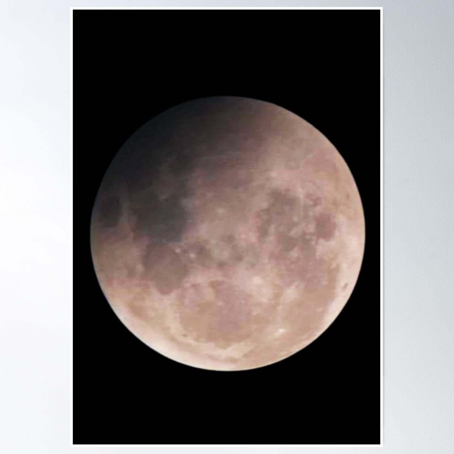Bloom Theory Full Moon Photography Poster Wall Art, Modern Wall Decor ...