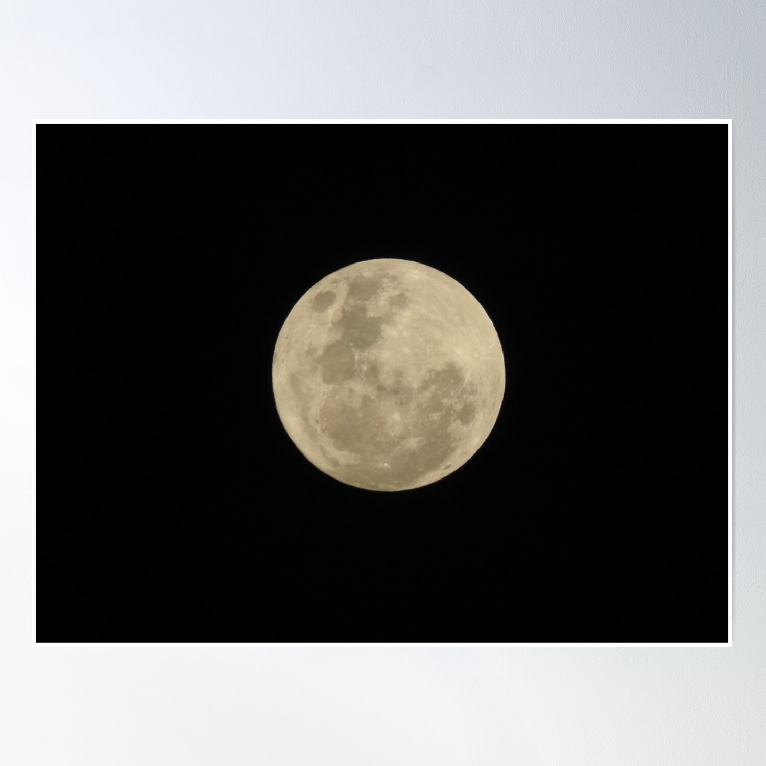 Bloom Theory Full Moon Poster Wall Art, Modern Wall Decor, 24x36 ...
