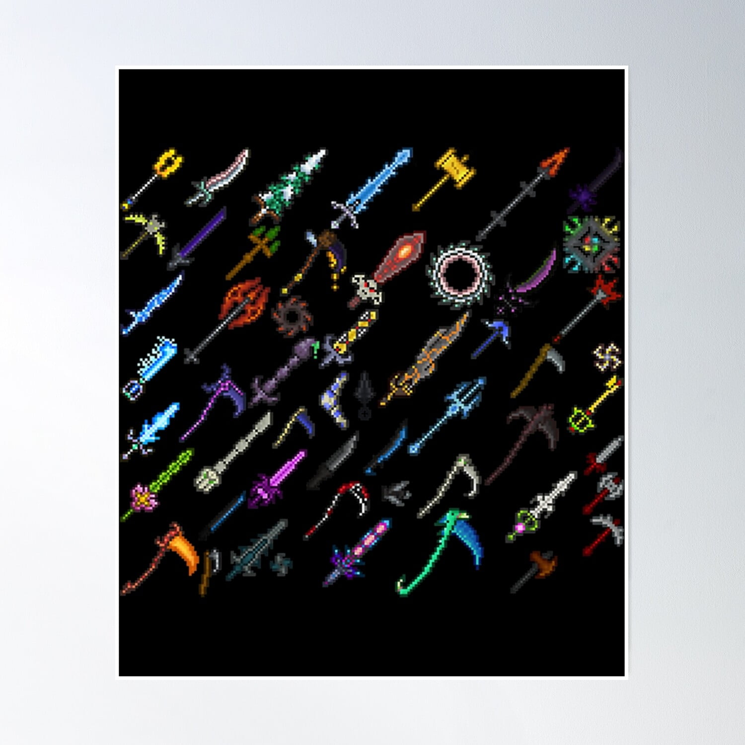 Bloom Theory Funny Gifts Terraria Game Christmas Poster Wall Art ...