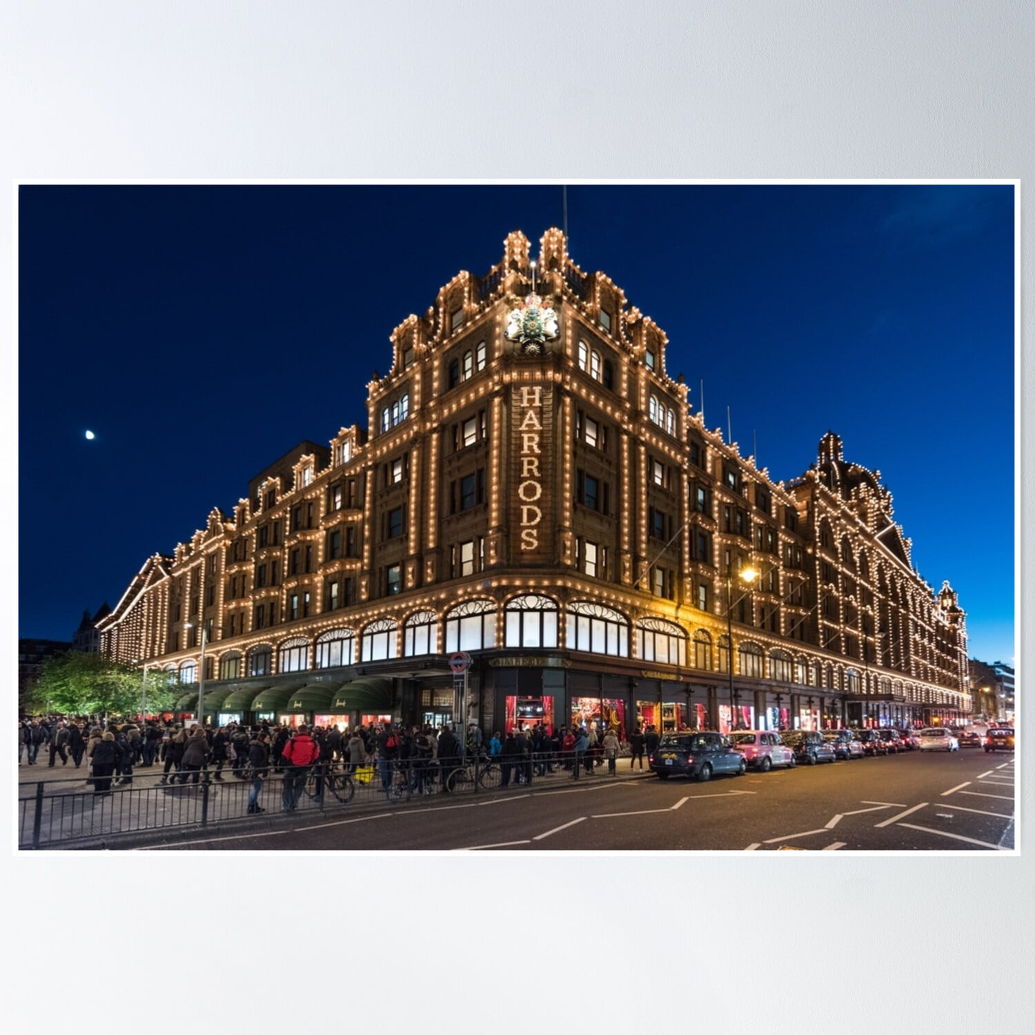 Bloom Theory Harrods Twilight Poster Wall Art, Modern Wall Decor, 8x12 ...