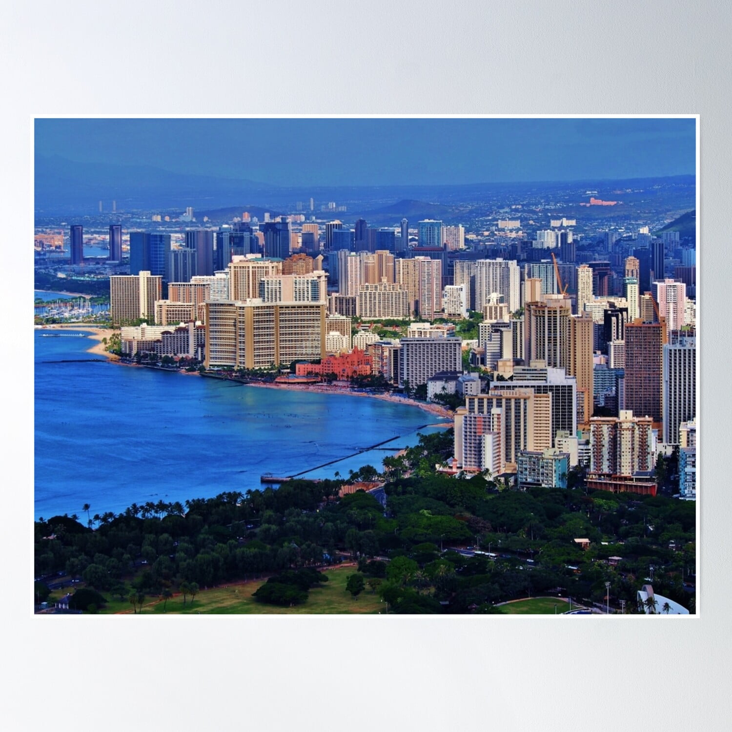 Bloom Theory Hawaii Poster Wall Art, Modern Wall Decor, 8x12 UNFRAMED - Walmart.com