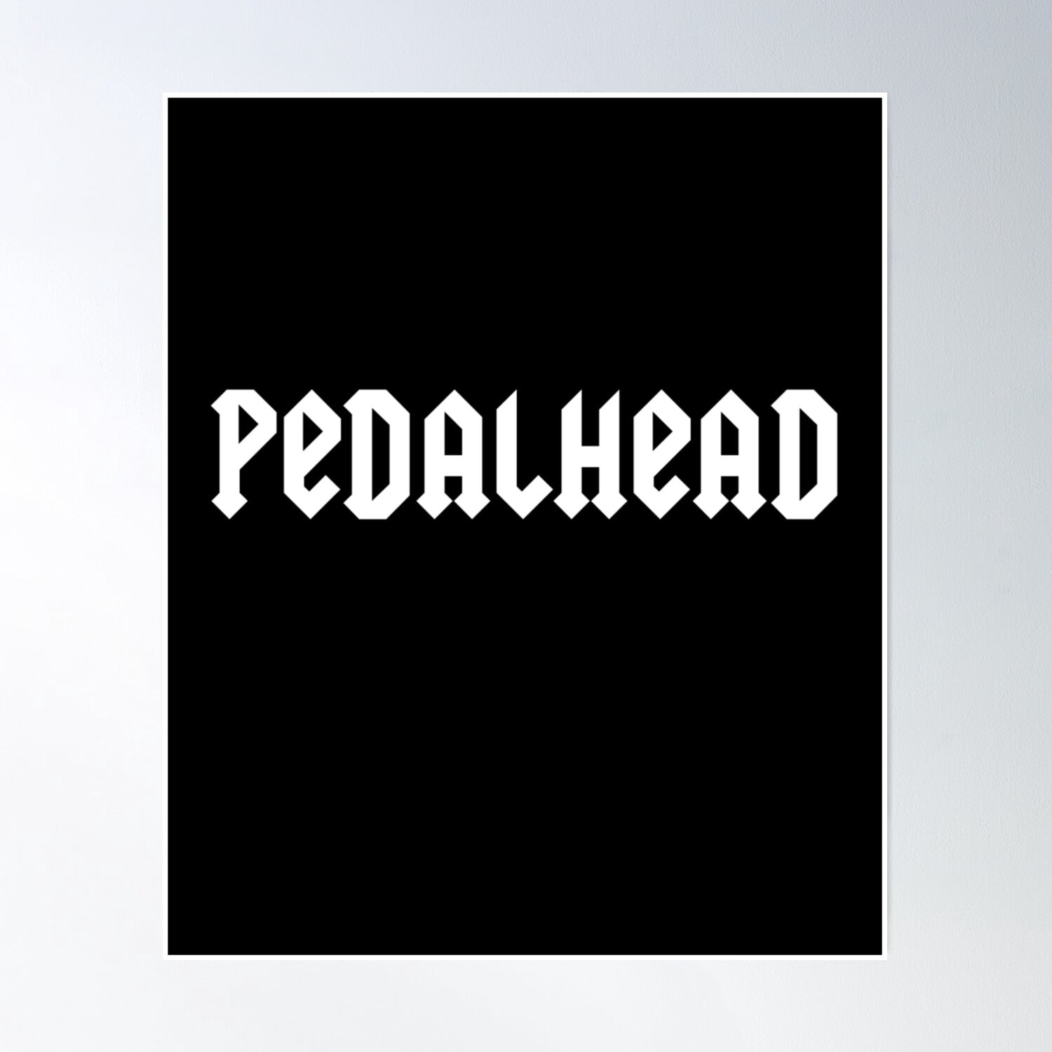 Bloom Theory Heavy Metal Biking Gifts For Head Banger Bikers Poster ...
