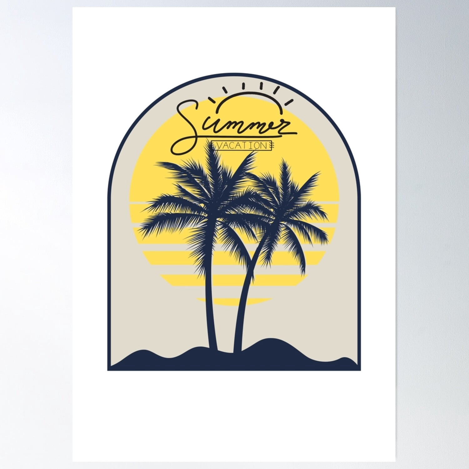 Bloom Theory Help Me I Am In Summer Vacation Poster Wall Art, Modern ...