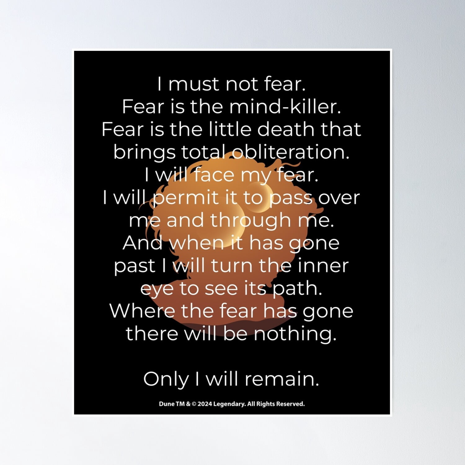 Bloom Theory I Must Not Fear. Fear Is The Mind-Killer Frank Herbert ...