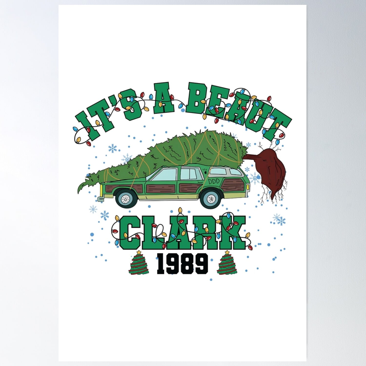 Bloom Theory It'S A Beaut Clark Poster Wall Art, Modern Wall Decor, 12x18 UNFRAMED - Walmart.com