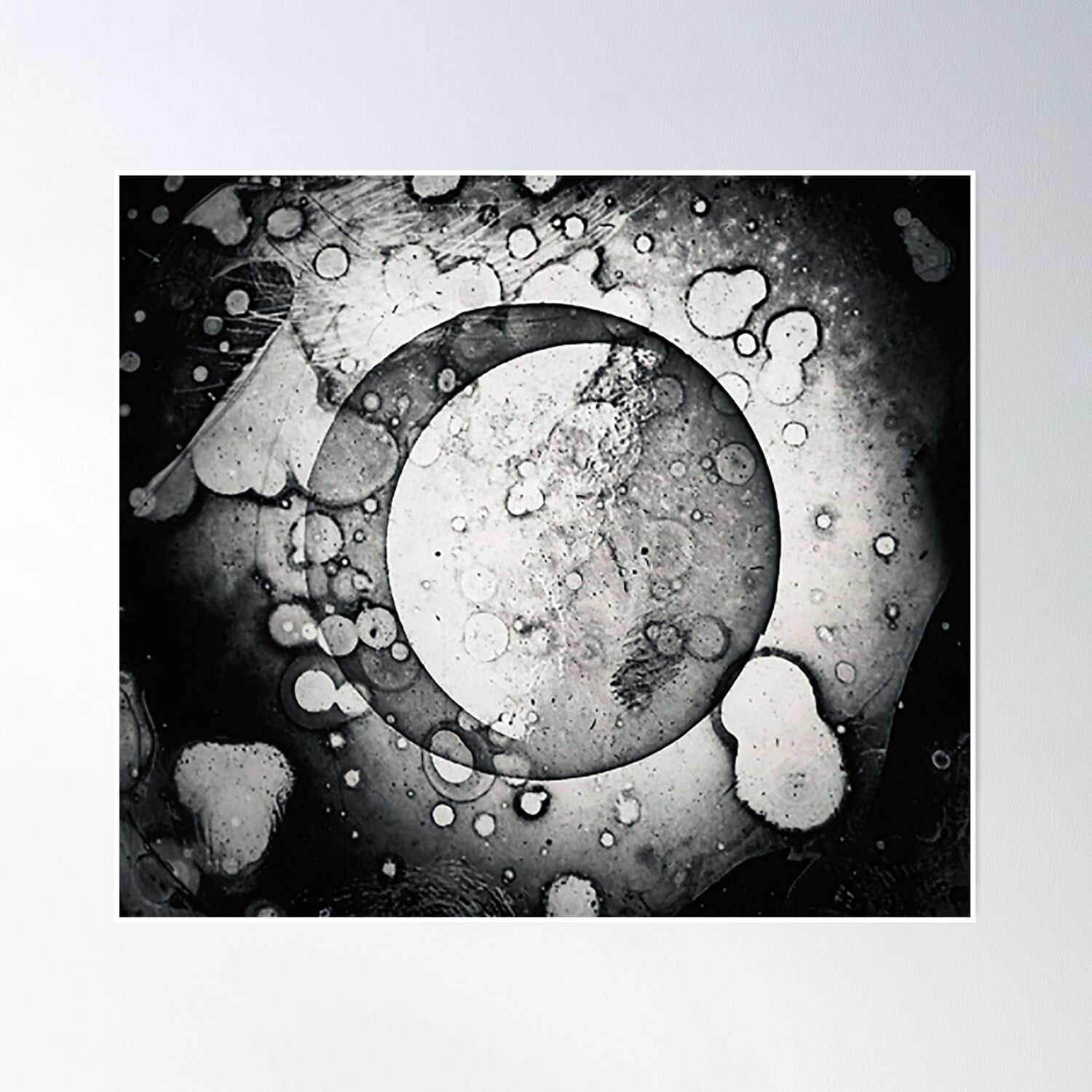 Bloom Theory John William Draper'S "The Moon" Circa 1840 Poster Wall Art, Modern Wall Decor ...
