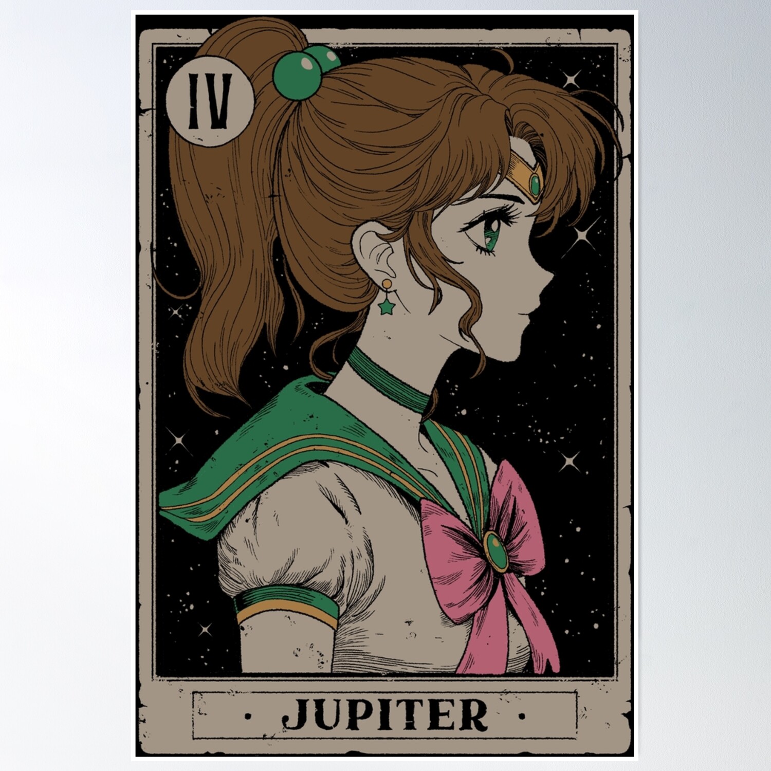 Bloom Theory Jupiter Tarot Card Poster Wall Art, Modern Wall Decor ...