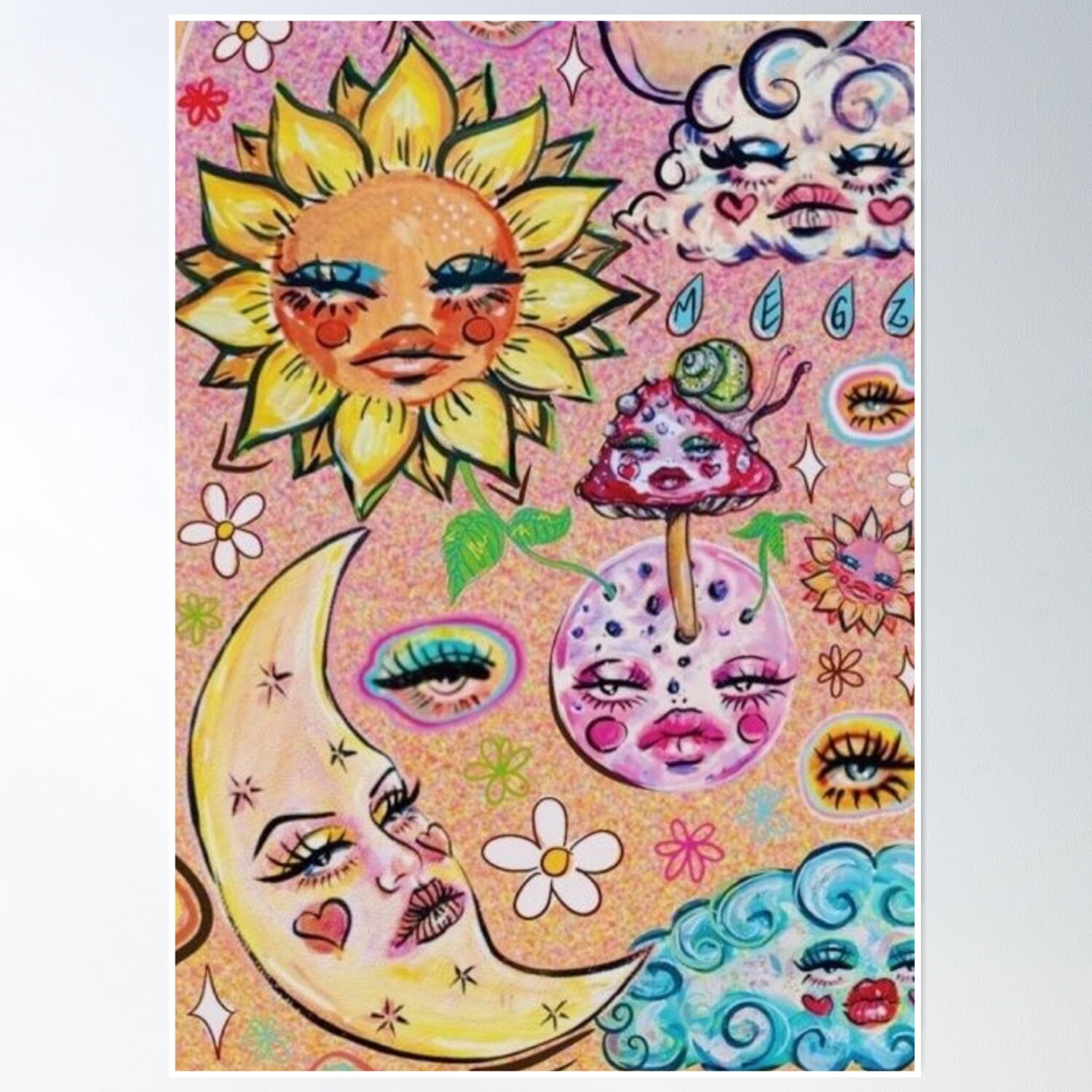 Bloom Theory Kidz Bop Poster Wall Art, Modern Wall Decor, 24x36 ...