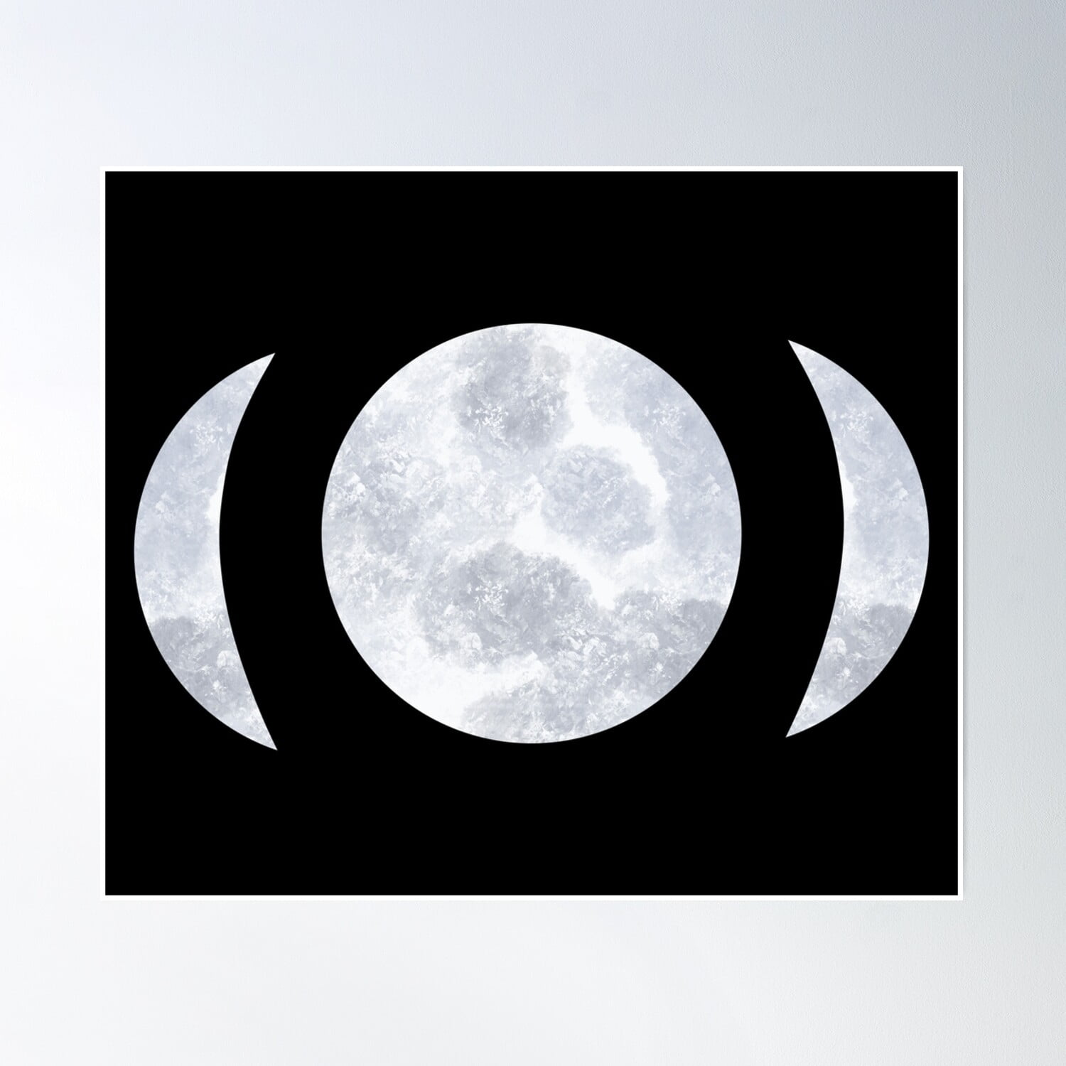 Bloom Theory Lunar Phase Poster Wall Art, Modern Wall Decor, 12x18 ...