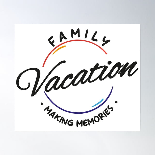 Bloom Theory Matching Family Vacation Making Memories Together Poster ...