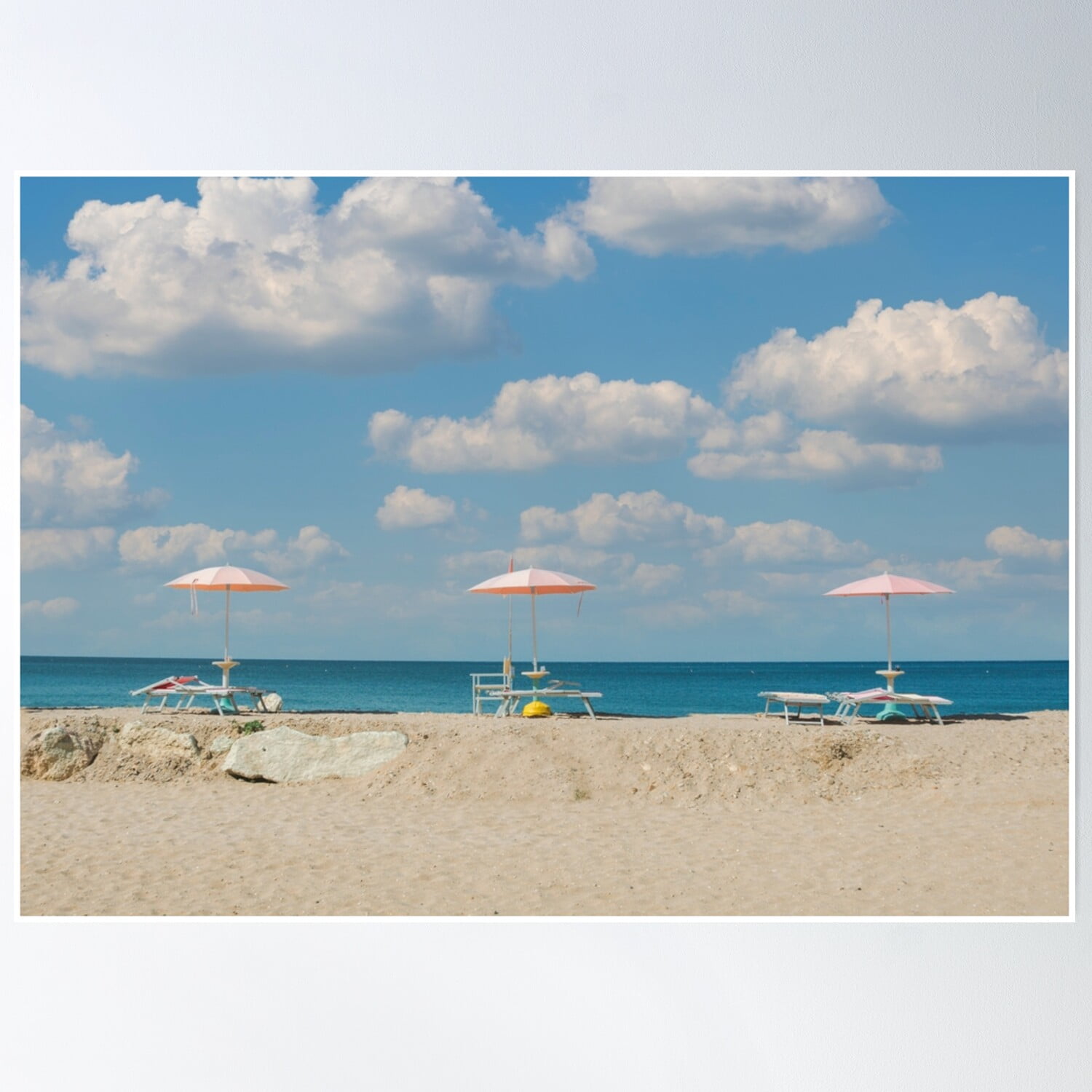 Bloom Theory Misano Adriatico, Italian Seaside Resort Poster Wall Art ...