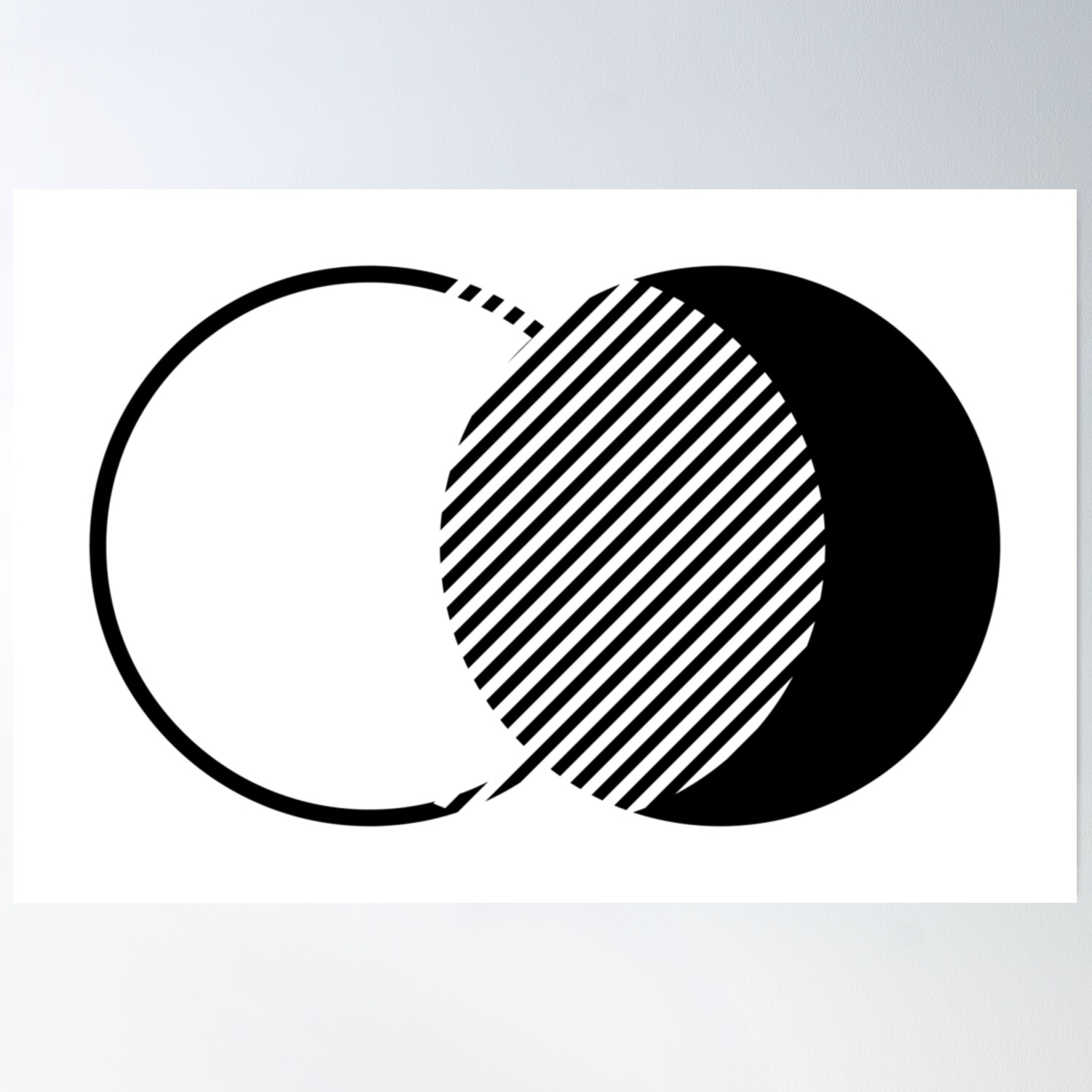 Bloom Theory Moon Phases Design Poster Wall Art, Modern Wall Decor ...