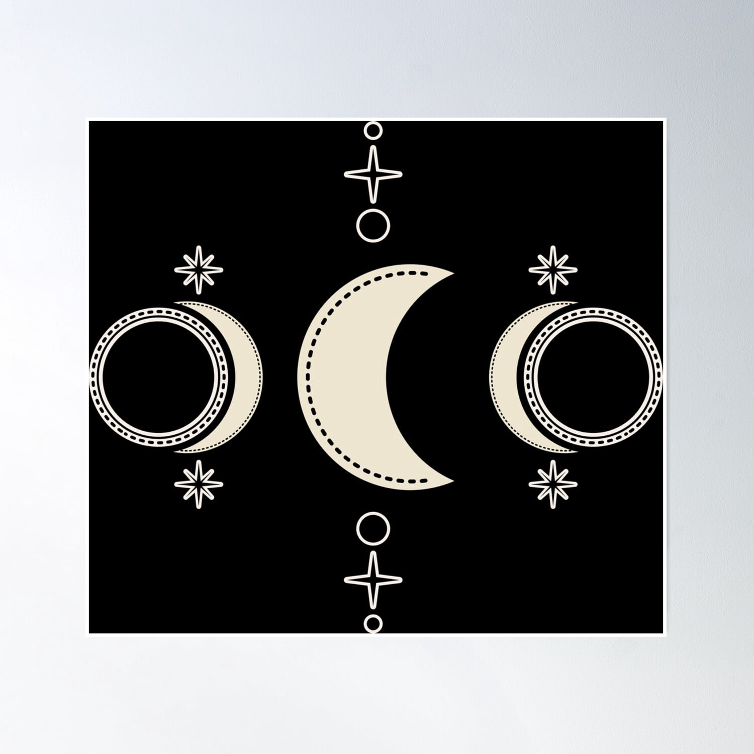 Bloom Theory Moonlight And Starshine Poster Wall Art, Modern Wall Decor ...