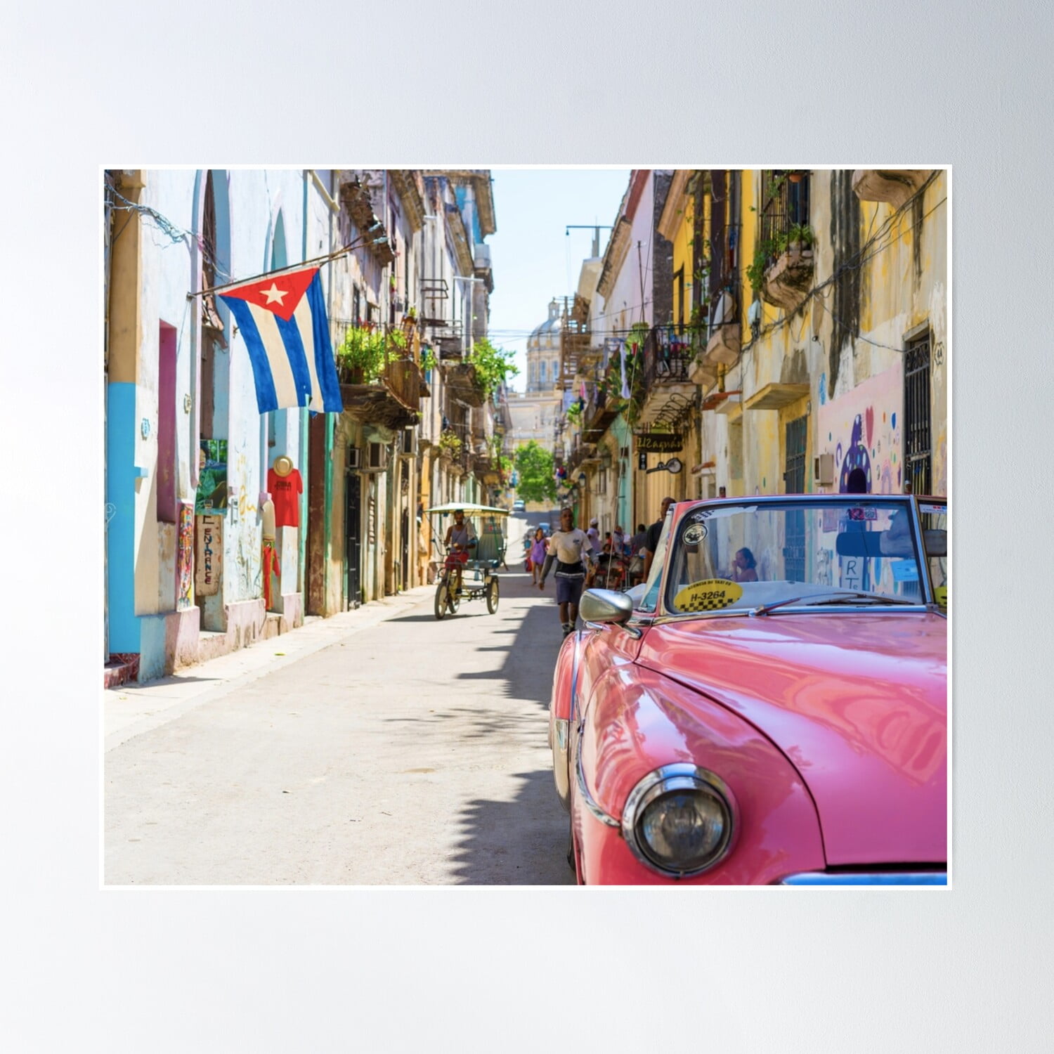 Bloom Theory Morning Walks In Cuba Poster Wall Art, Modern Wall Decor, 8x12 UNFRAMED - Walmart.com