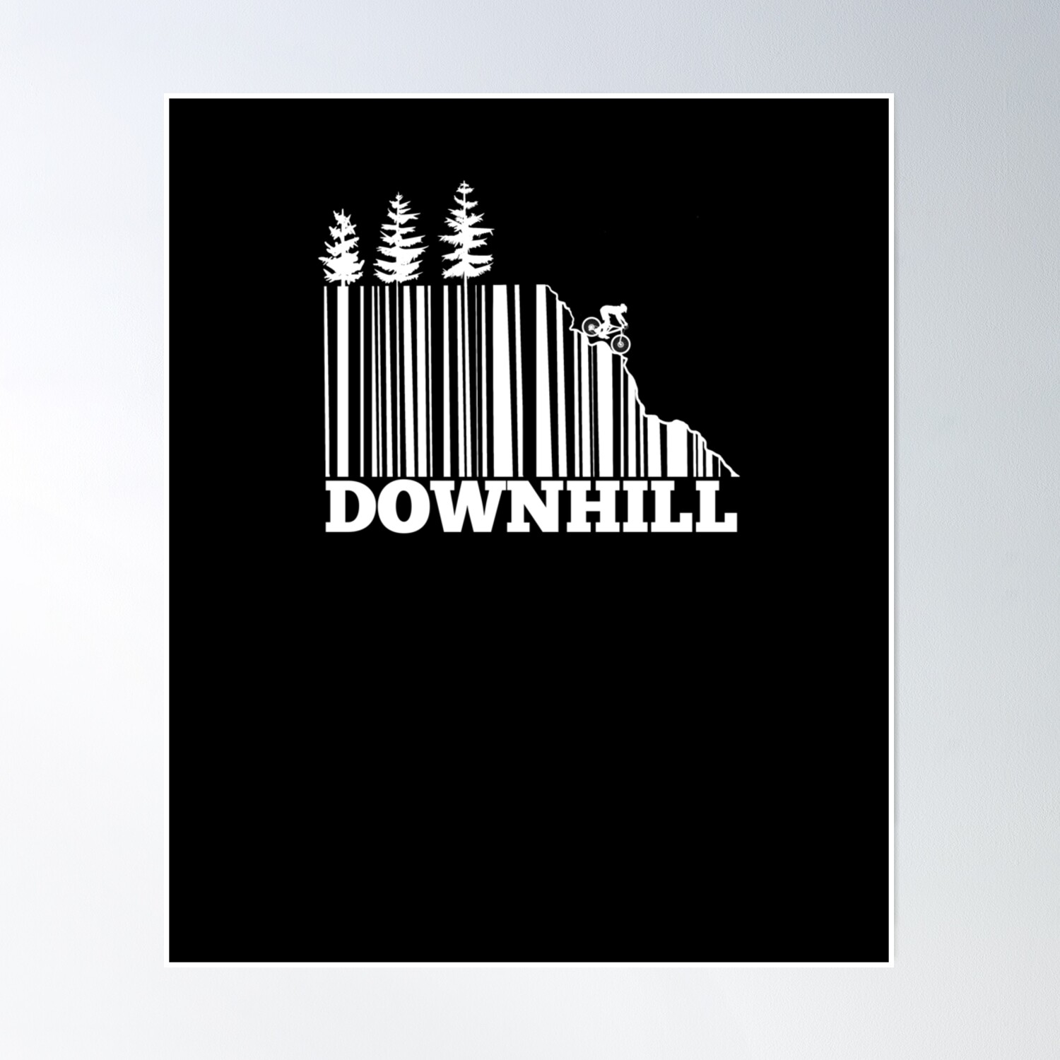Bloom Theory Mountain Biking Barcode For Mtb Rider And Mtb Addicted ...