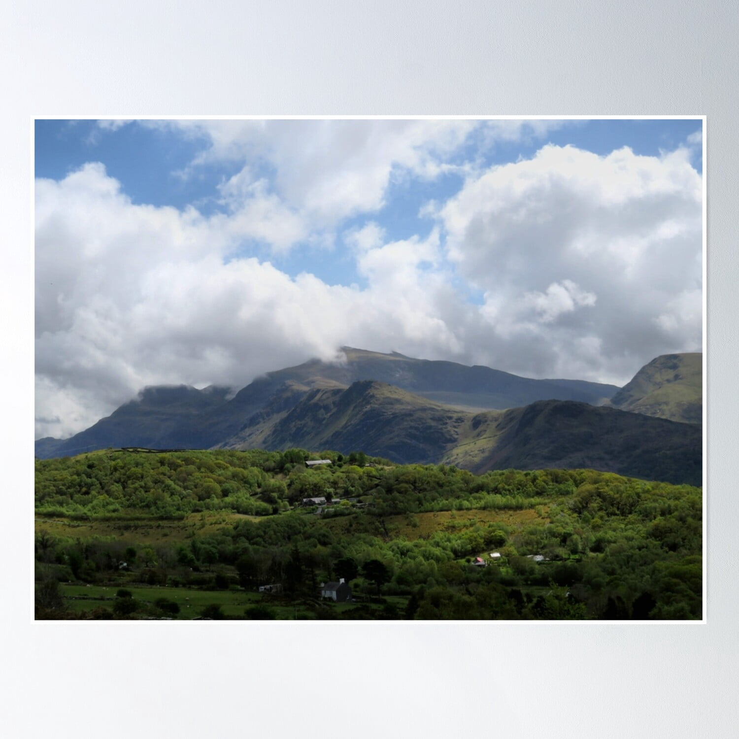 Bloom Theory Mountains Poster Wall Art, Modern Wall Decor, 8x12 ...