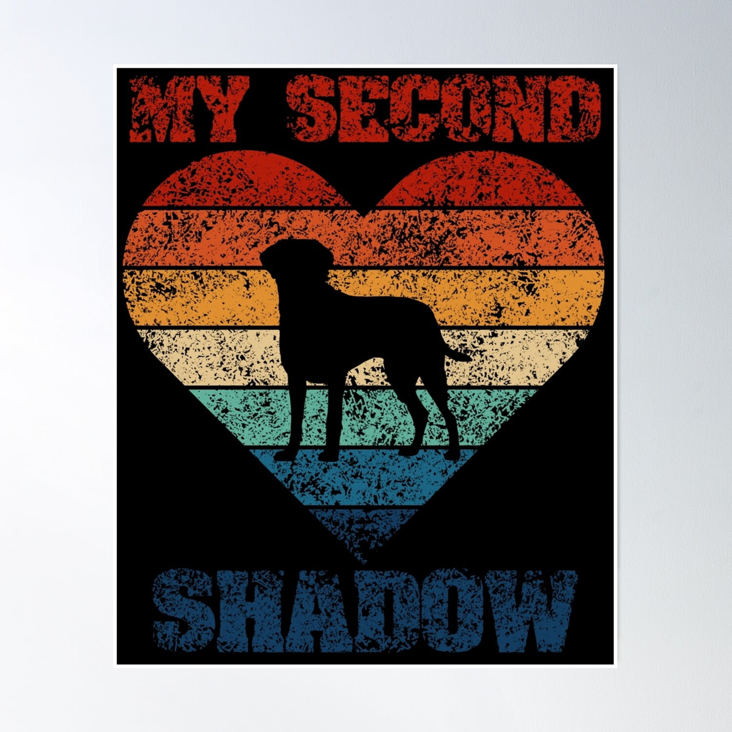 Bloom Theory My Second Shadow Entlebucher Mountain Dog Poster Wall Art ...