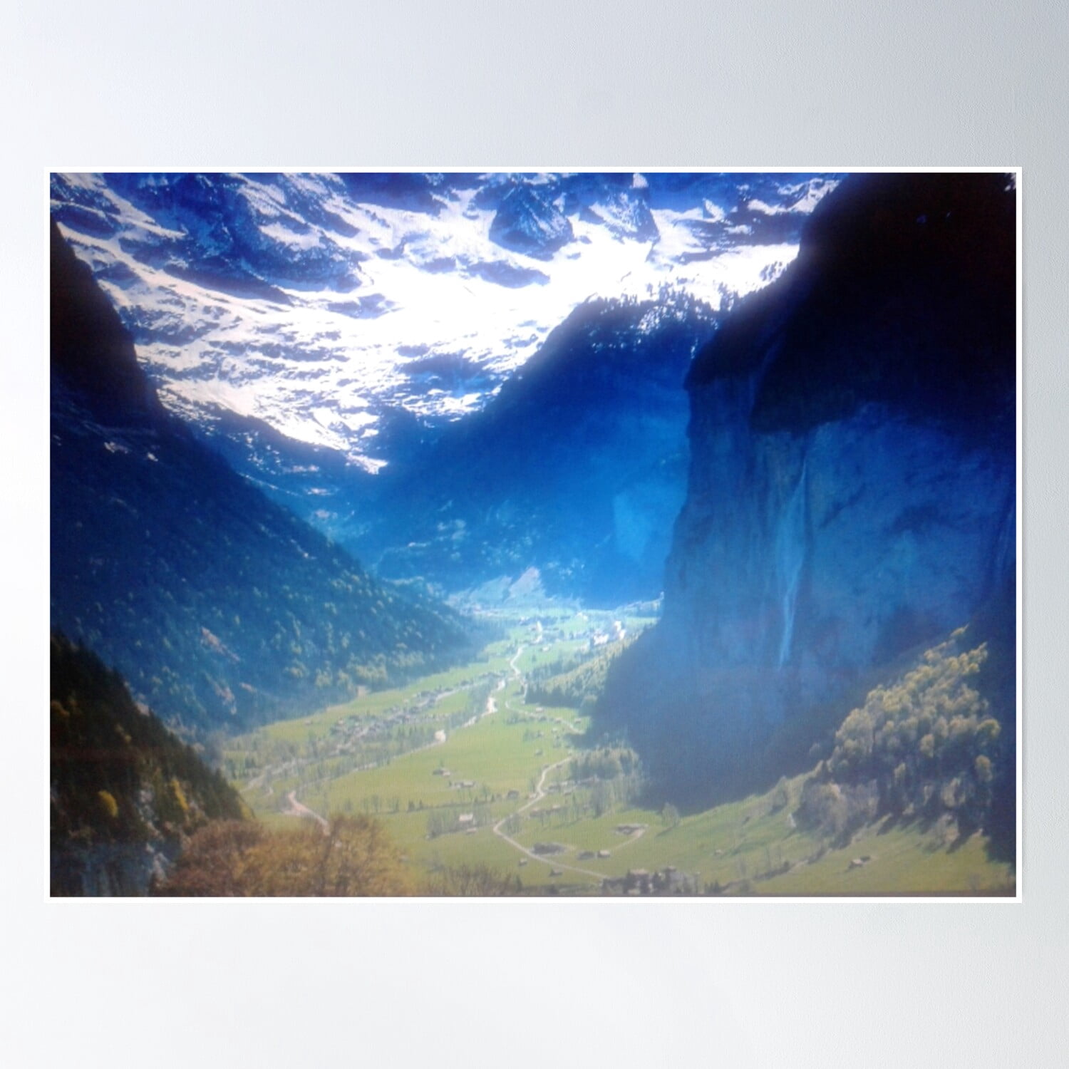 Bloom Theory Nice A Row Of Mountainposter Wall Art, Modern Wall Decor ...
