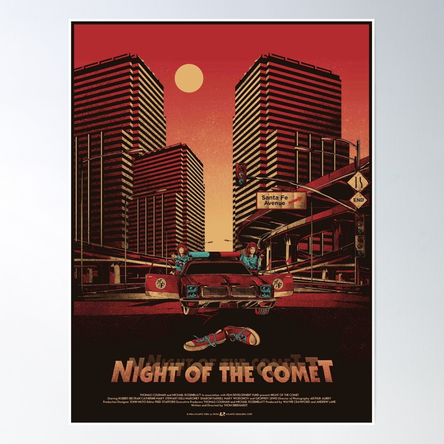 Bloom Theory Night Of The Comet Poster Wall Art, Modern Wall Decor ...