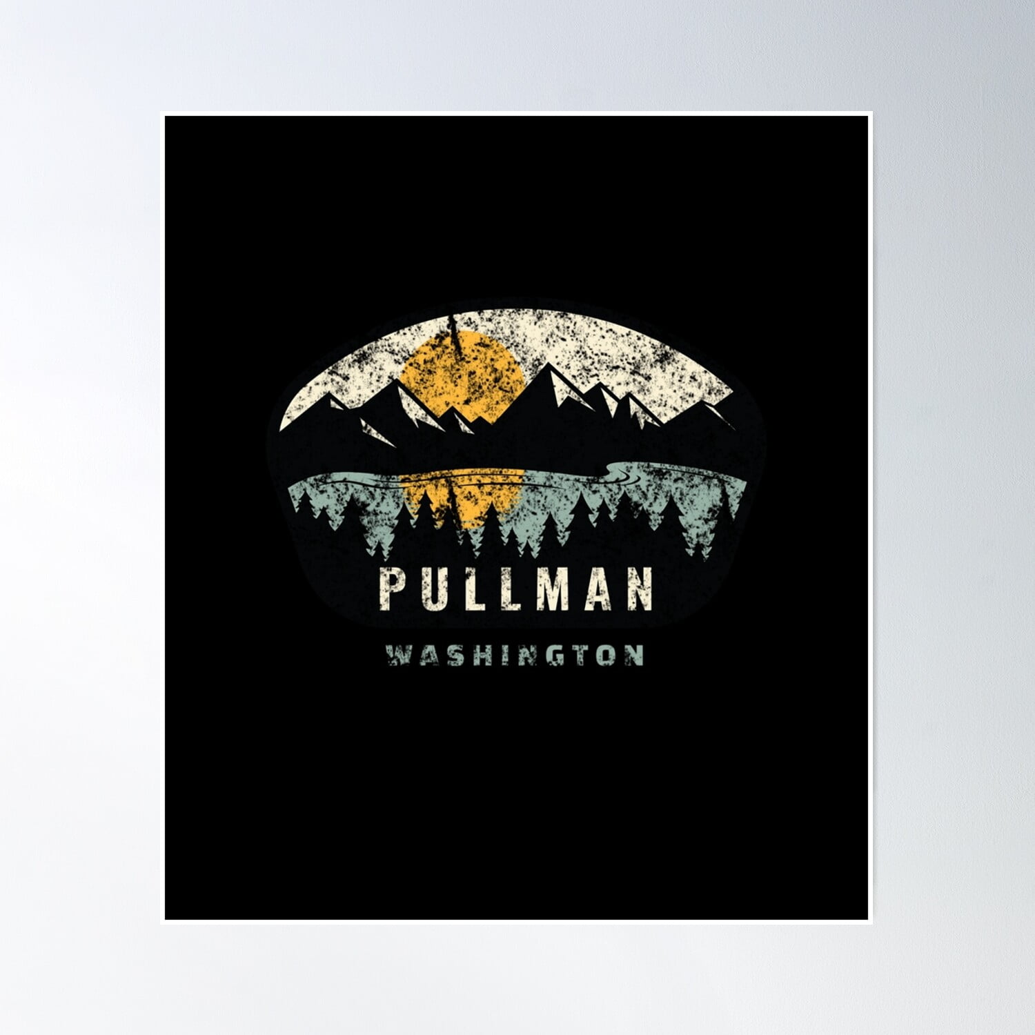 Bloom Theory Pullman Washington Wa Vacation Souvenir Poster Wall Art ...