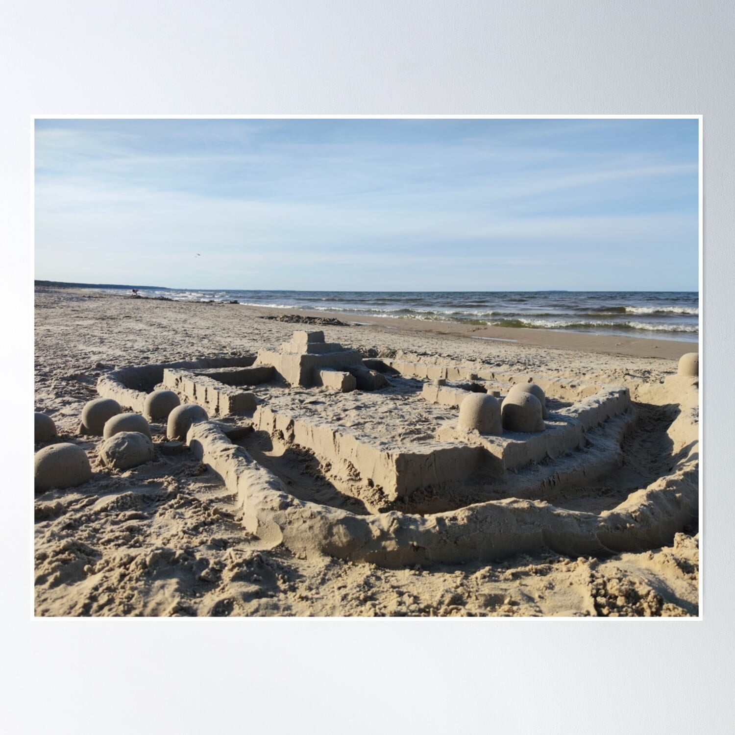 Bloom Theory Sand Castle Poster Wall Art, Modern Wall Decor, 8x12 ...