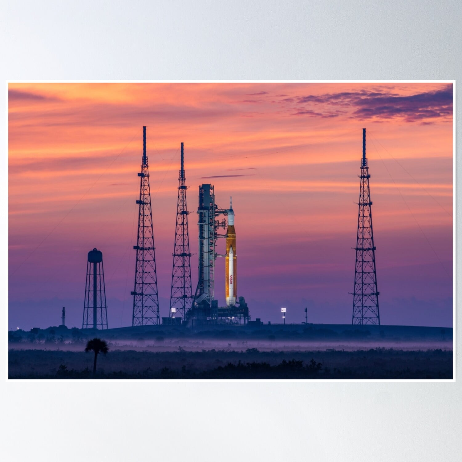 Bloom Theory Sls Rocket Artemis I 8K Poster Wall Art, Modern Wall Decor ...