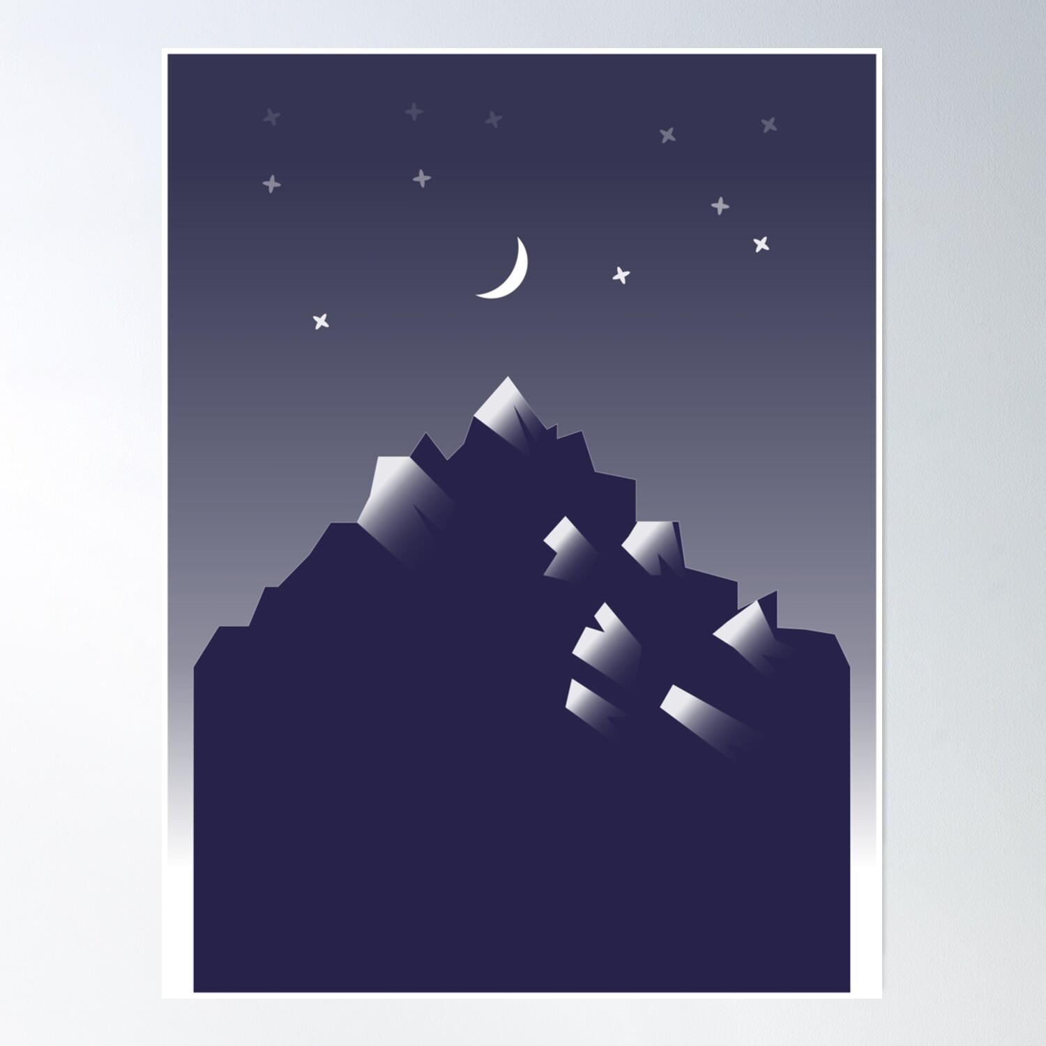 Bloom Theory Starry Night Poster Wall Art, Modern Wall Decor, 24x36 ...